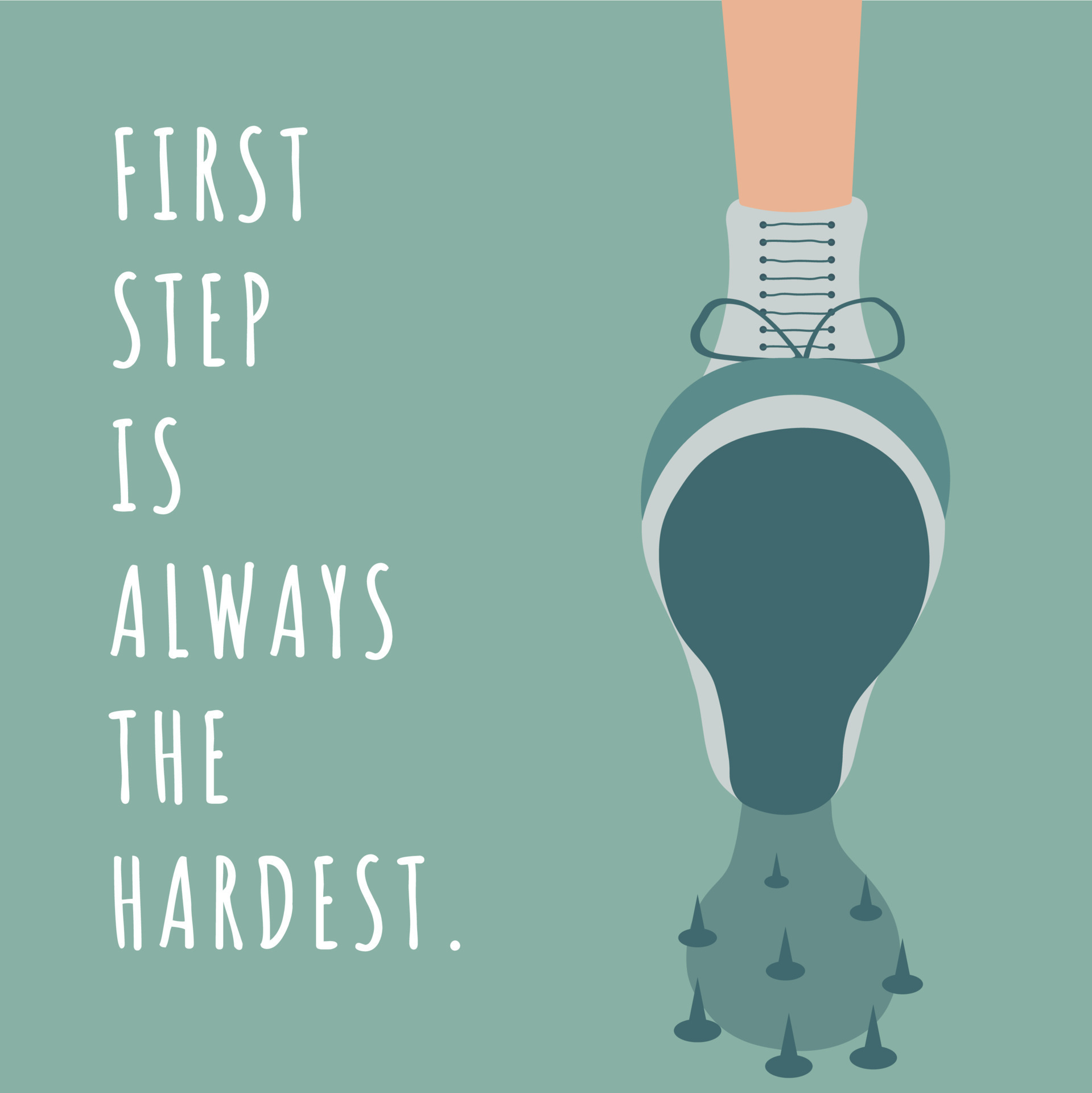 First Step Vector Illustration Graphic 24271766 Vector Art At Vecteezy