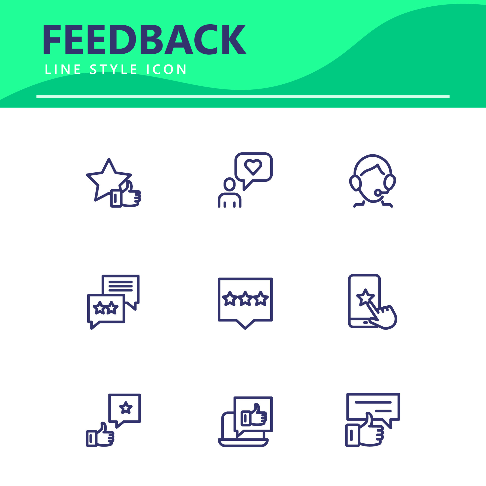 set icon line simple icon set Testimonial, Customer Feedback, vector ... set icon line simple icon set Testimonial, Customer Feedback, vector ...