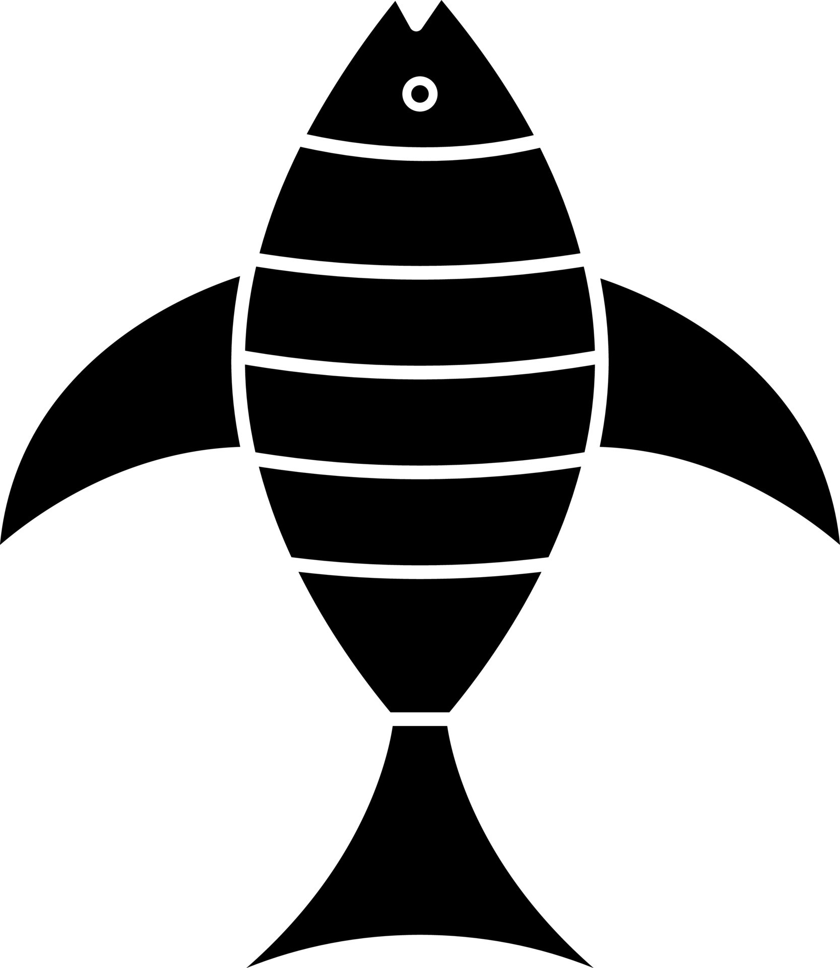 Isolated illustration of fish glyph icon. 24275991 Vector Art at Vecteezy Isolated illustration of fish glyph icon. 24275991 Vector Art at Vecteezy