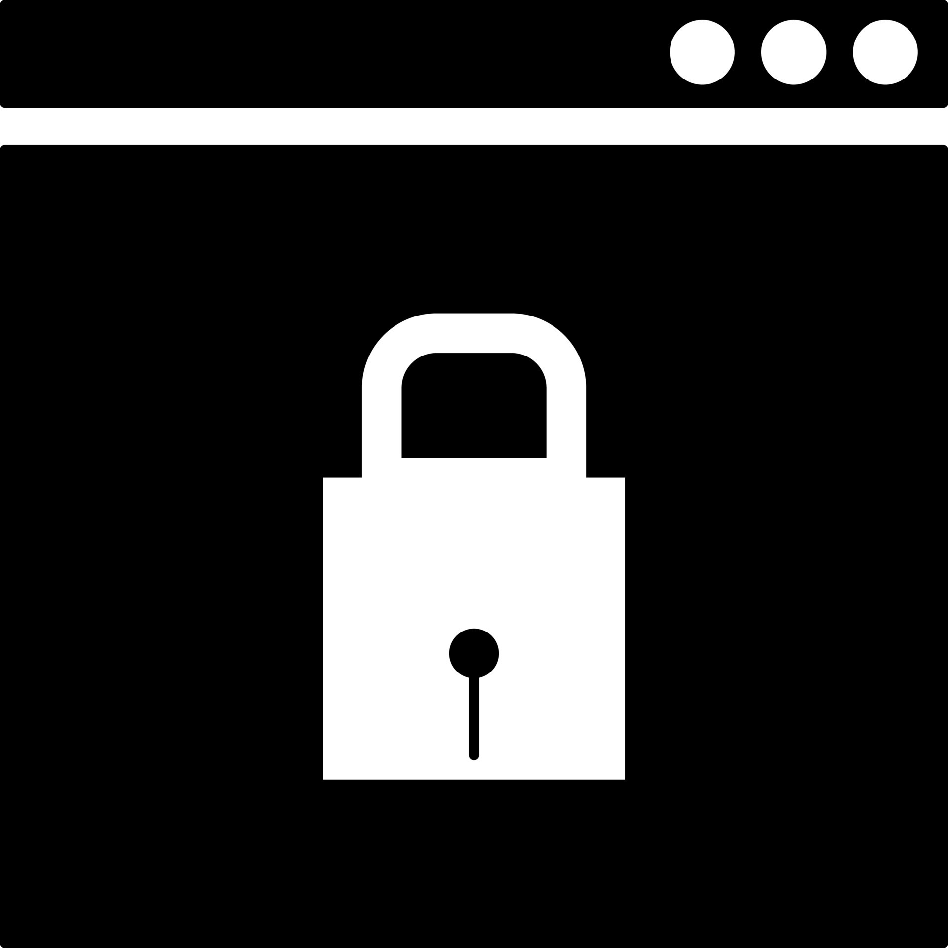 Web Security Icon Or Symbol In Flat Style 24276039 Vector Art At Vecteezy