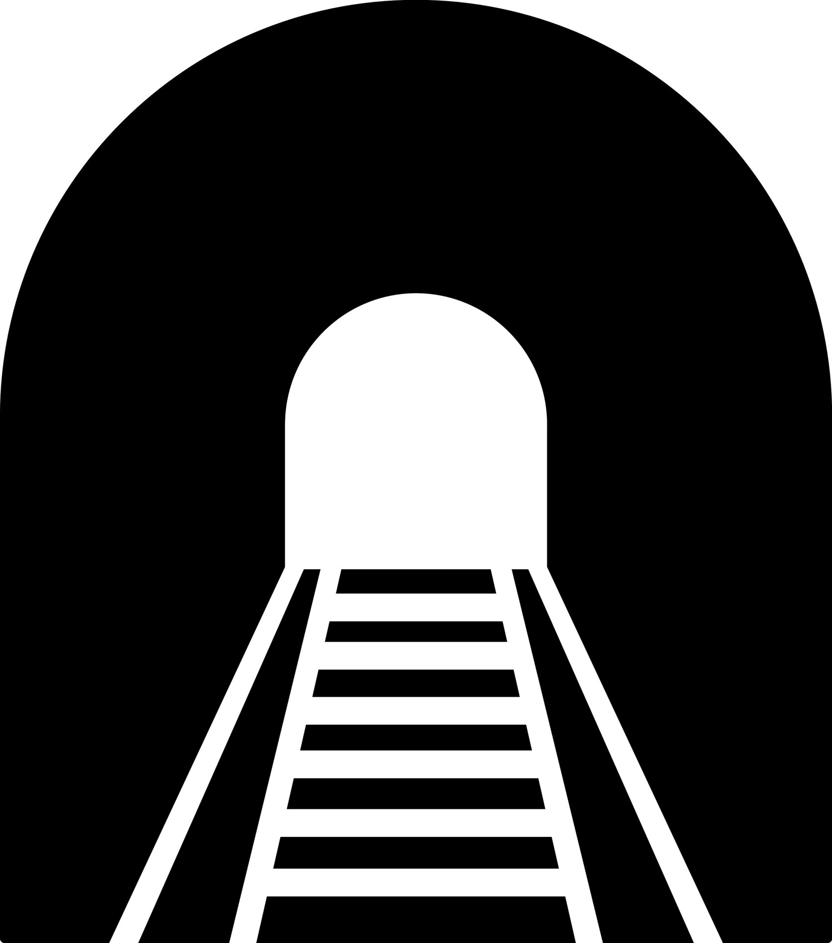 Glyph railway tunnel icon in flat style. 24276597 Vector Art at Vecteezy Glyph railway tunnel icon in flat style. 24276597 Vector Art at Vecteezy