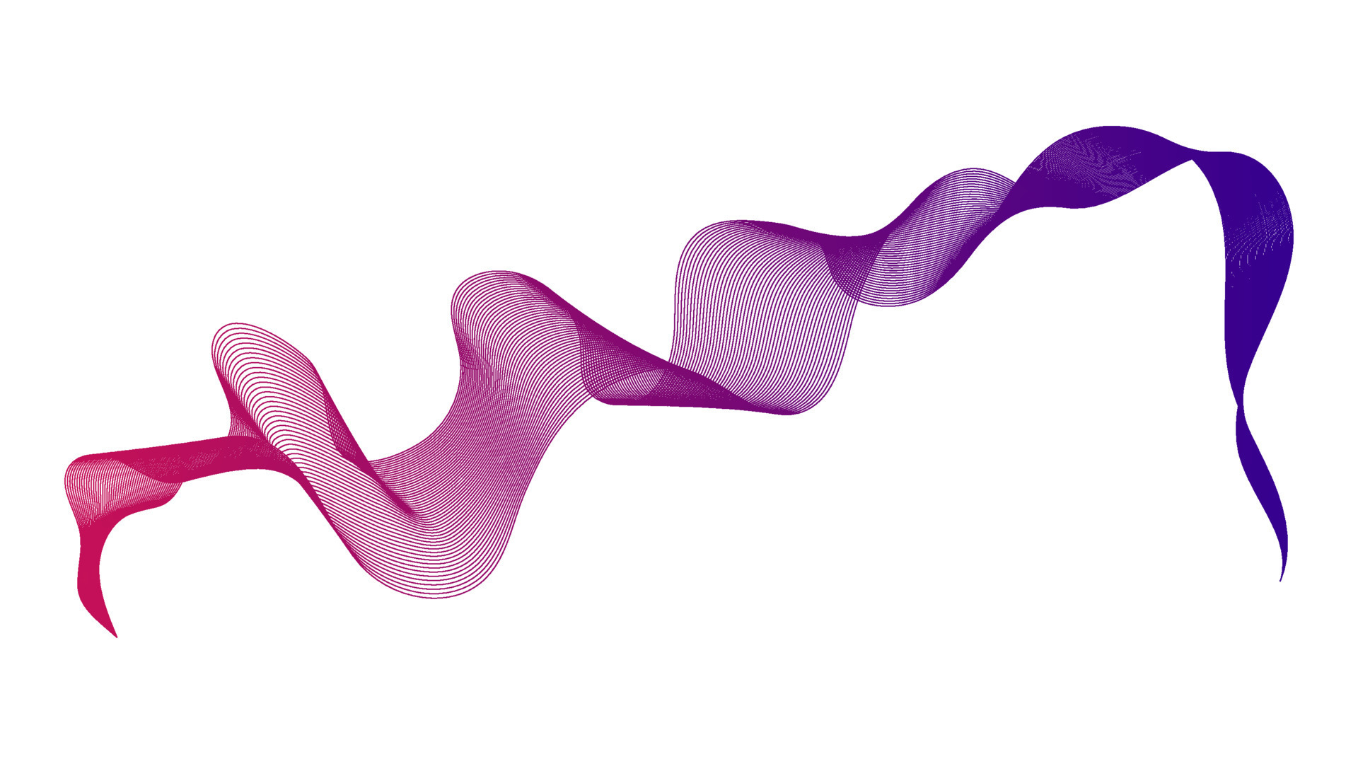 Abstract Backdrop With Colorful Wave Gradient Lines On White Background