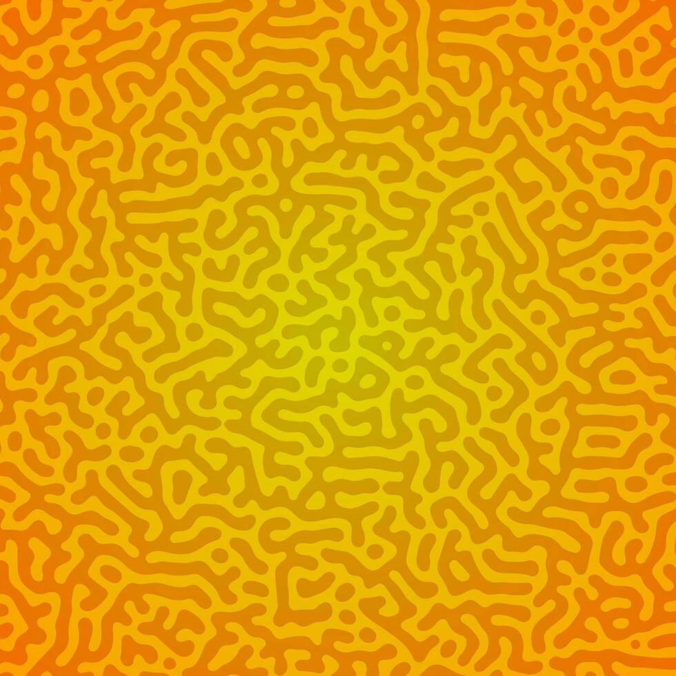 Yellow Turing Reaction Gradient Background Abstract Diffusion Pattern