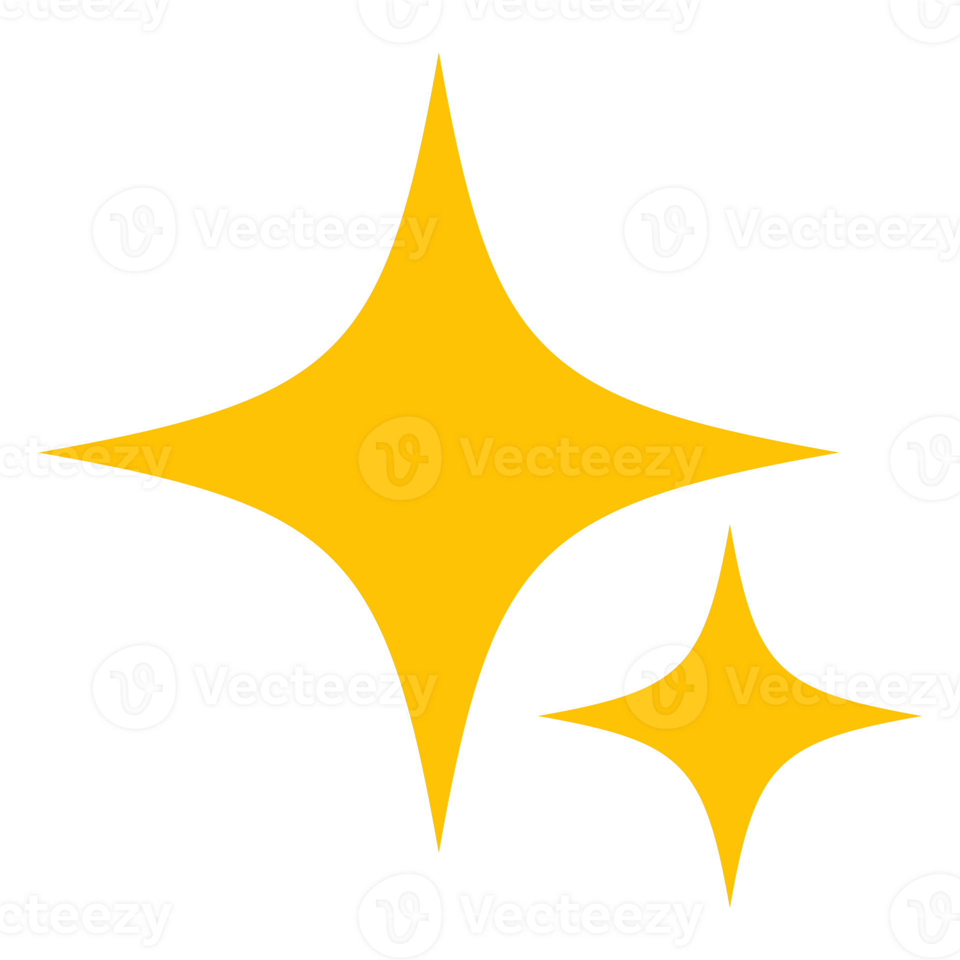 Sparkle stars yellow 24280429 PNG