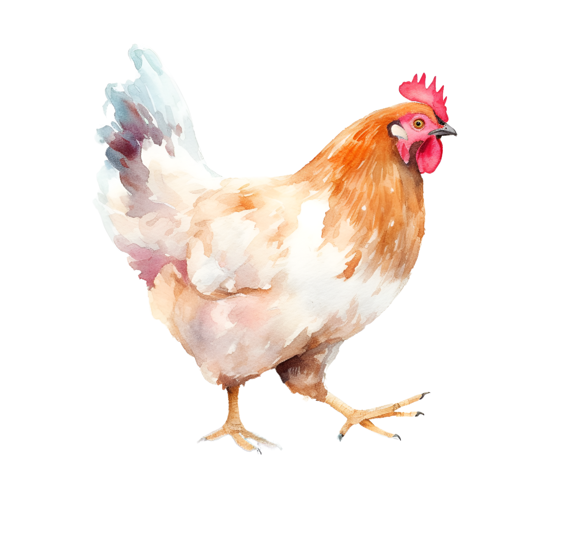 Chicken Watercolor Clipart 24282481 PNG