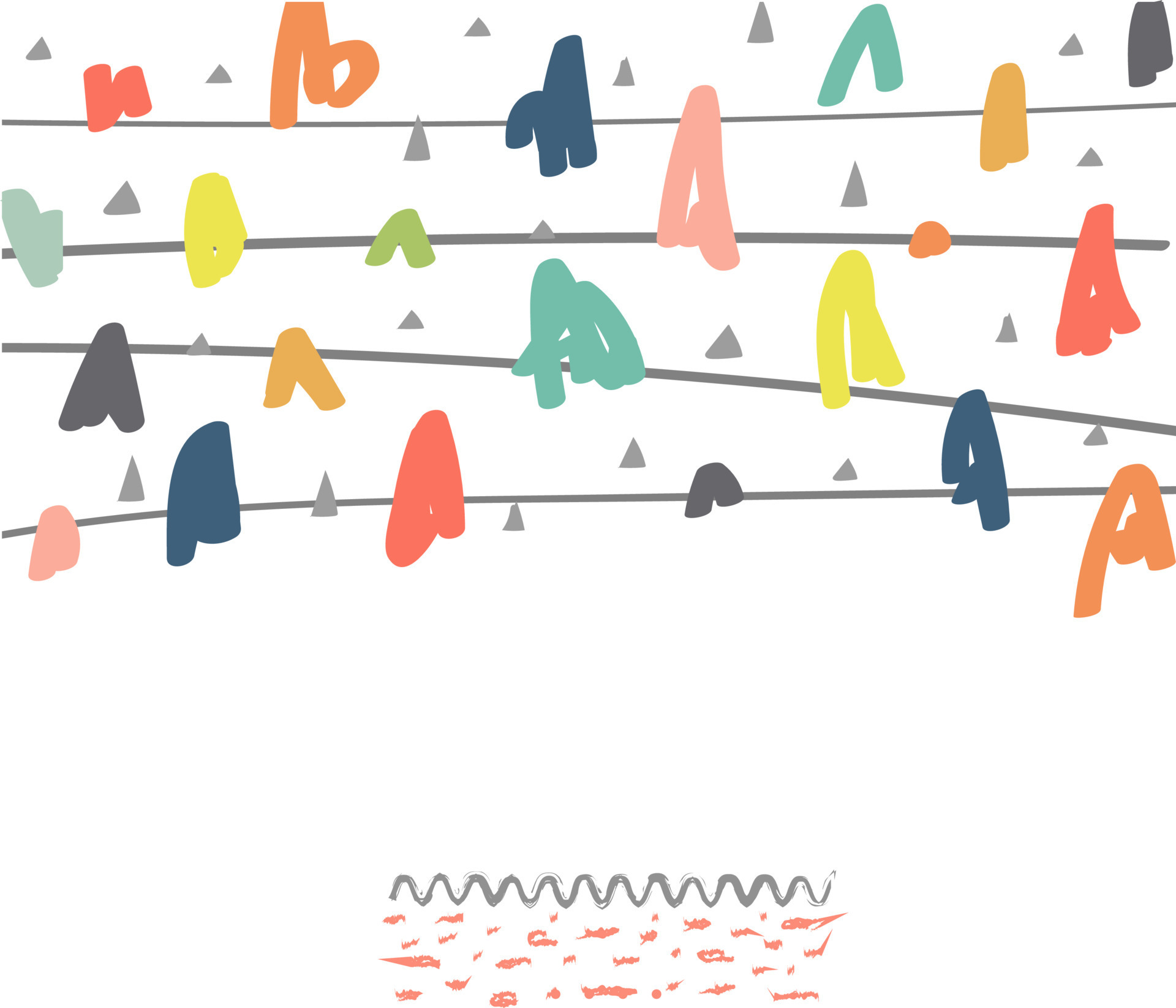 Abstract hand drawn textures design 24283402 Vector Art at Vecteezy