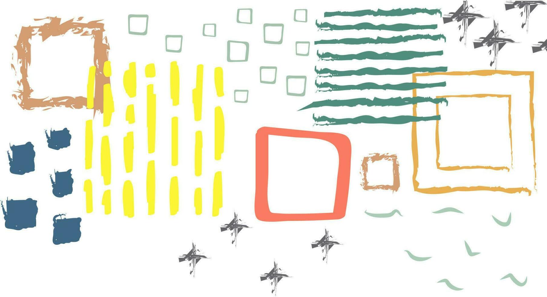 Colorful abstract hand drawn elements set. 24283409 Vector Art at Vecteezy Colorful abstract hand drawn elements set. 24283409 Vector Art at Vecteezy