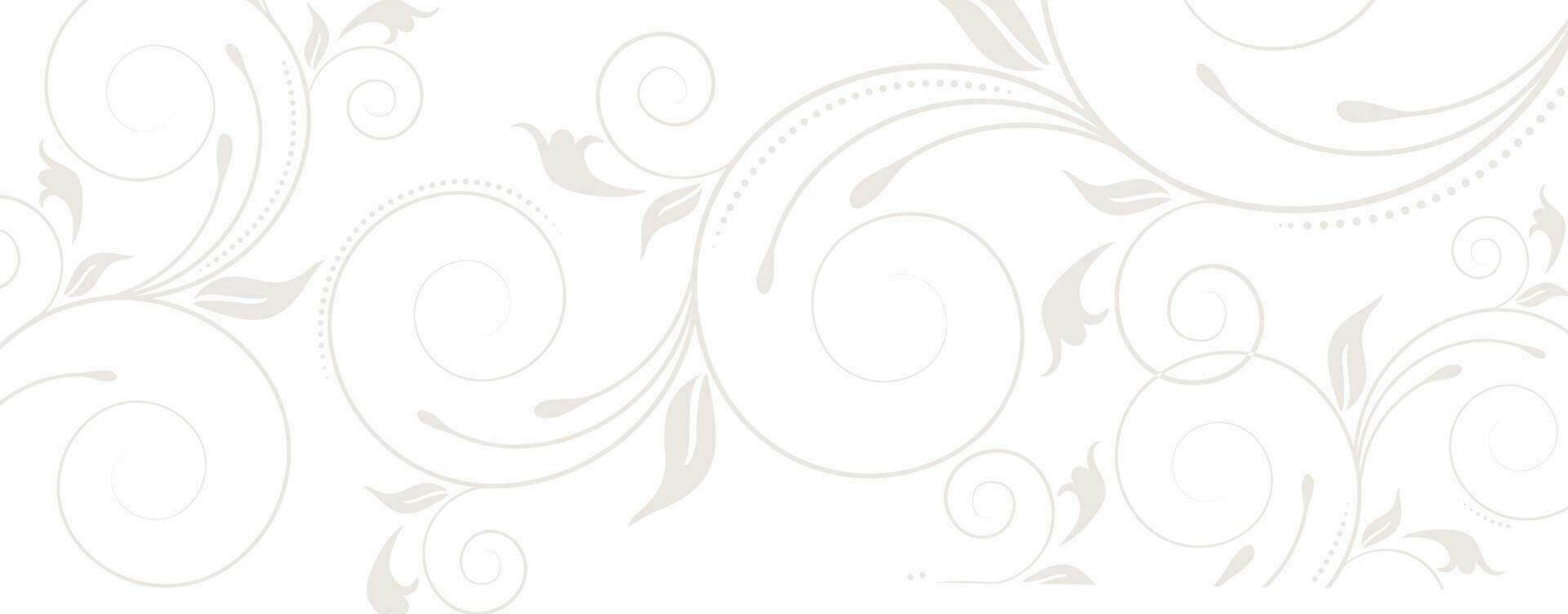 Floral abstract design pattern in gray color. 24283454 Vector Art at ...