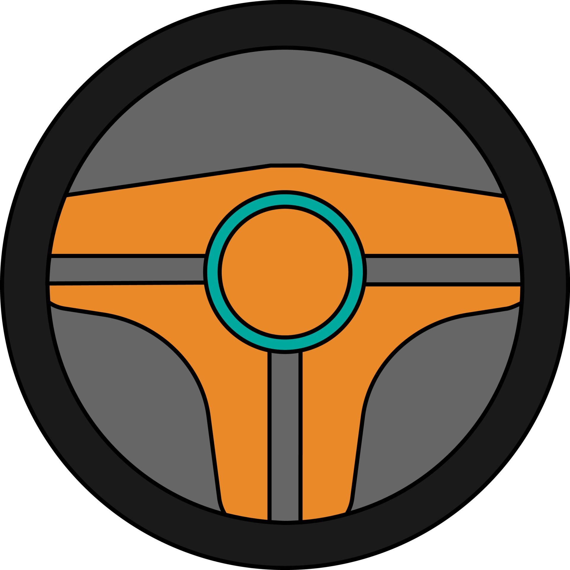 Colorful steering wheel. 24284609 Vector Art at Vecteezy