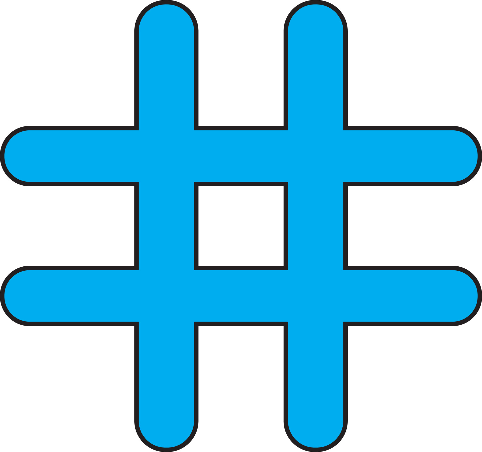 Blue hash on white background. 24285685 Vector Art at Vecteezy