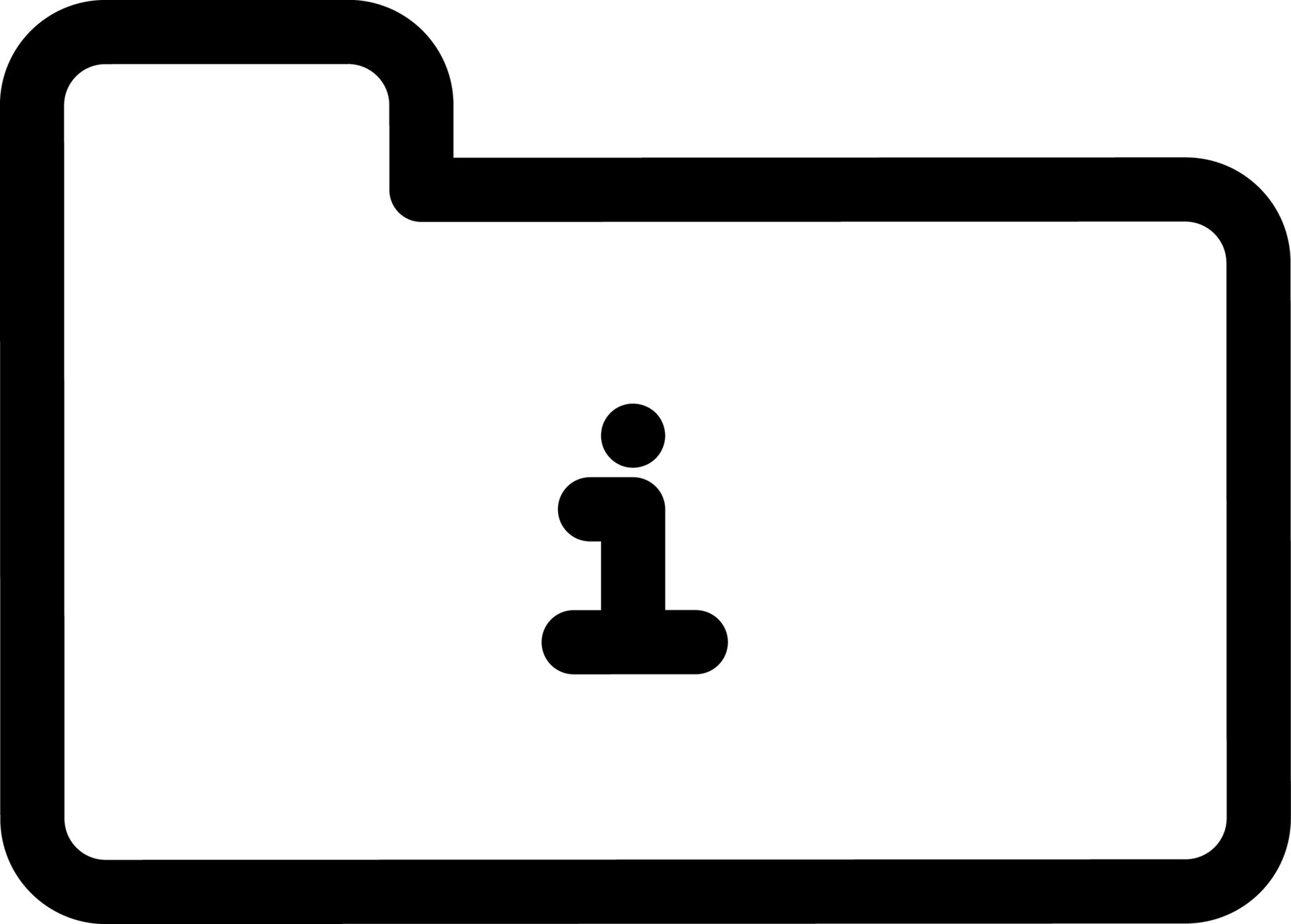 Important File Folder icon in thin line art. 24291454 Vector Art at ...