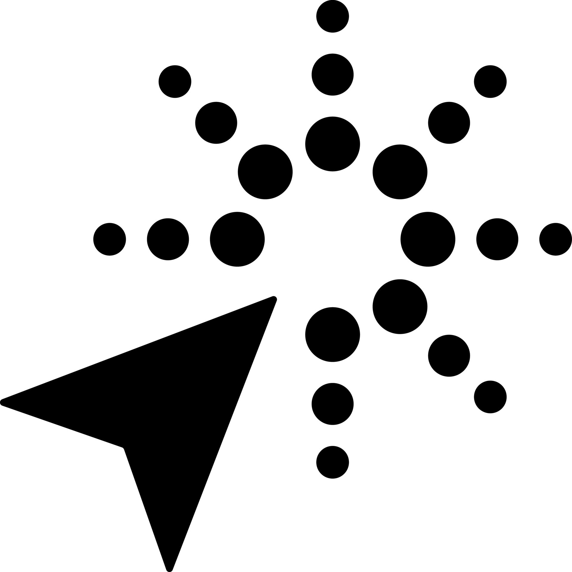 Loading cursor glyph icon in flat style. 24292050 Vector Art at Vecteezy