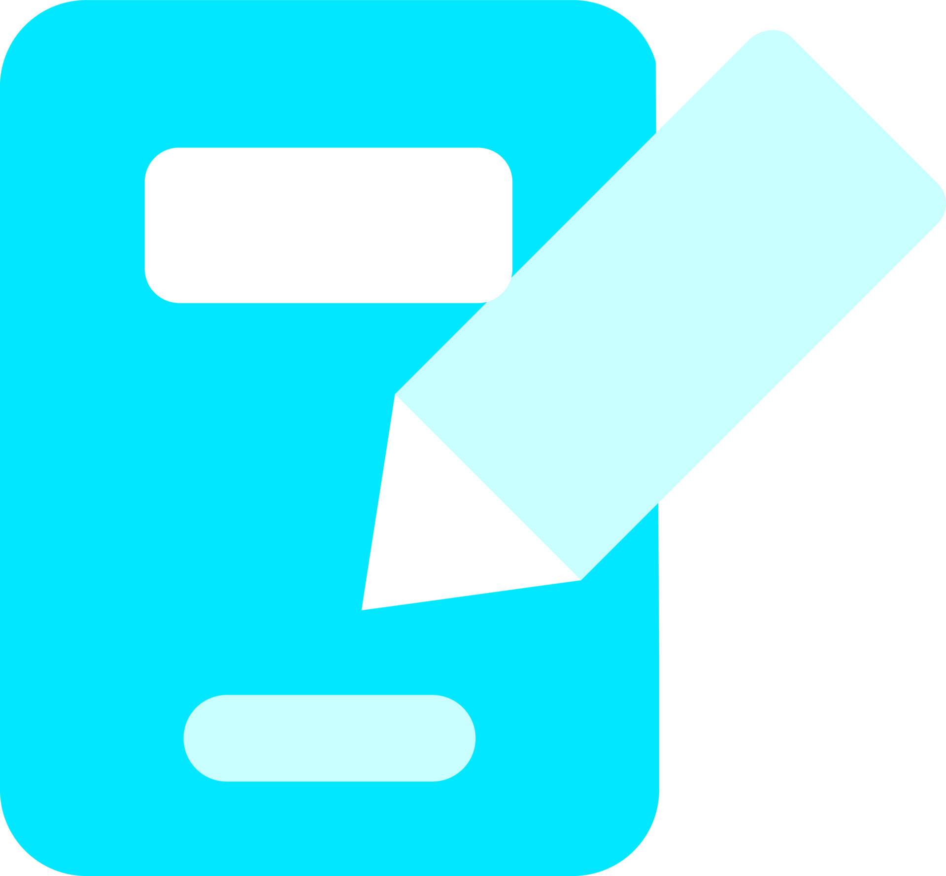 Edit Pencil Icon Blue