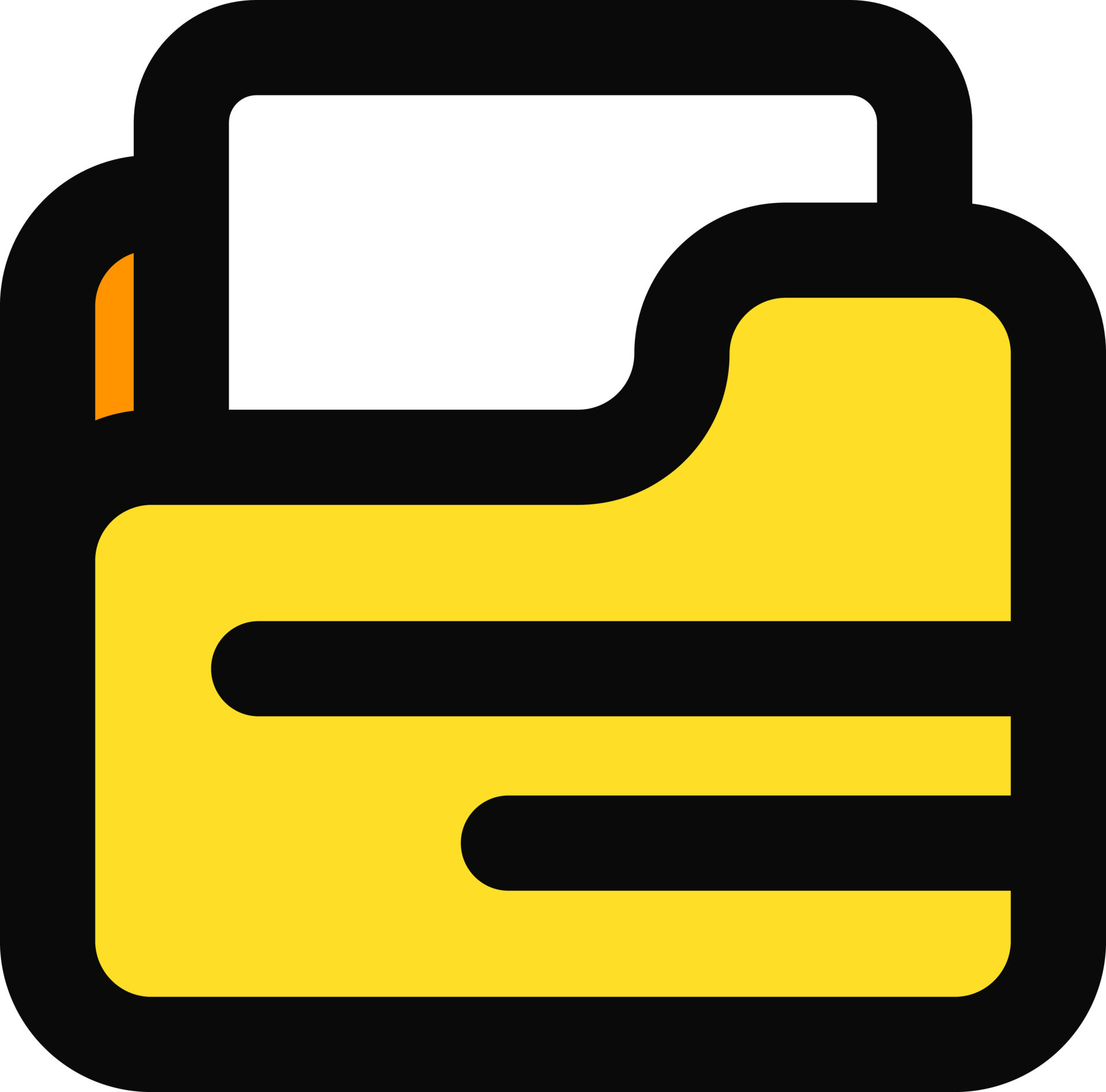 Vector illustration of Open File Folder icon. 24292923 Vector Art at ...