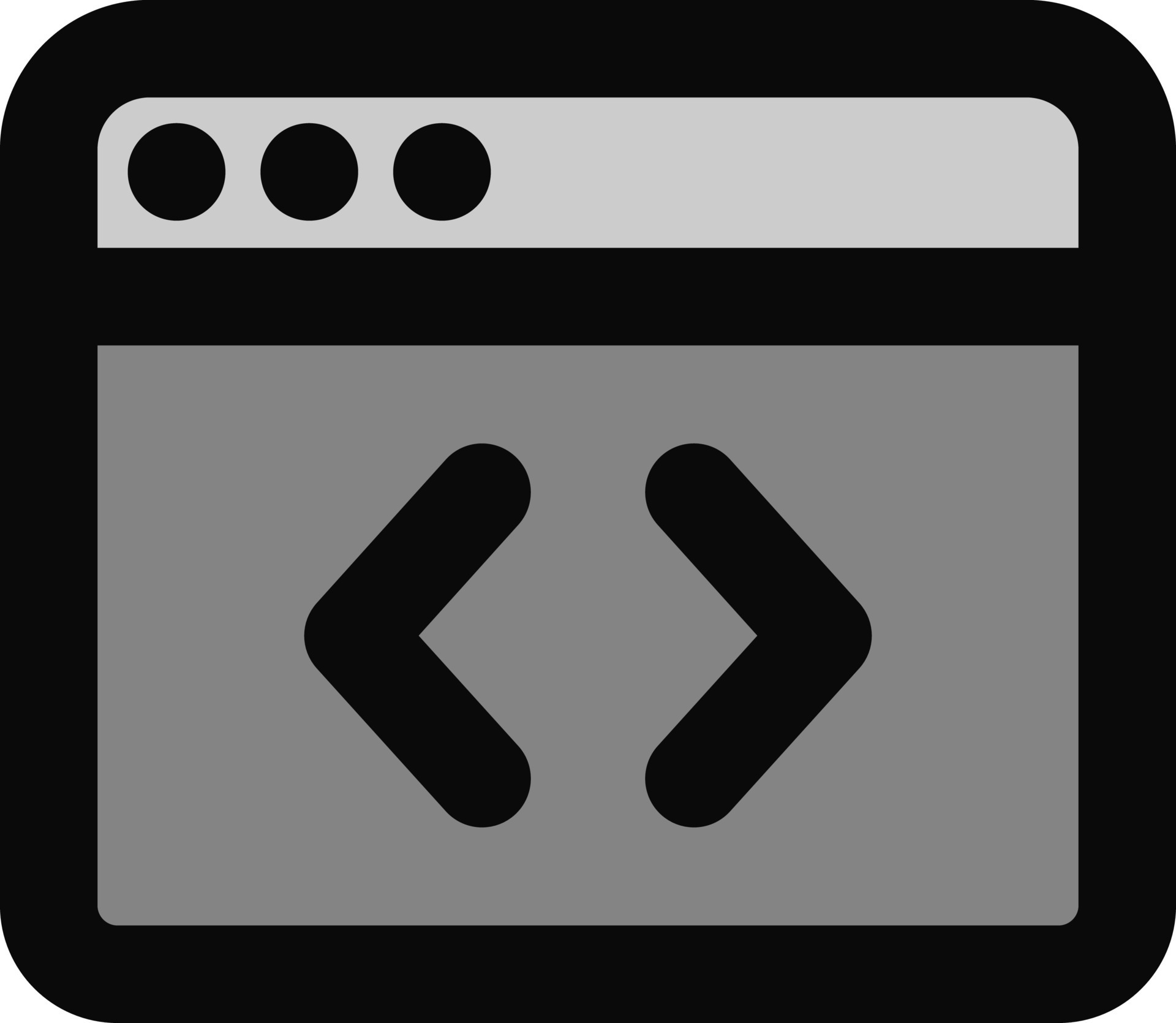 Coding or Programing Website icon in flat style. 24293045 Vector Art at ...