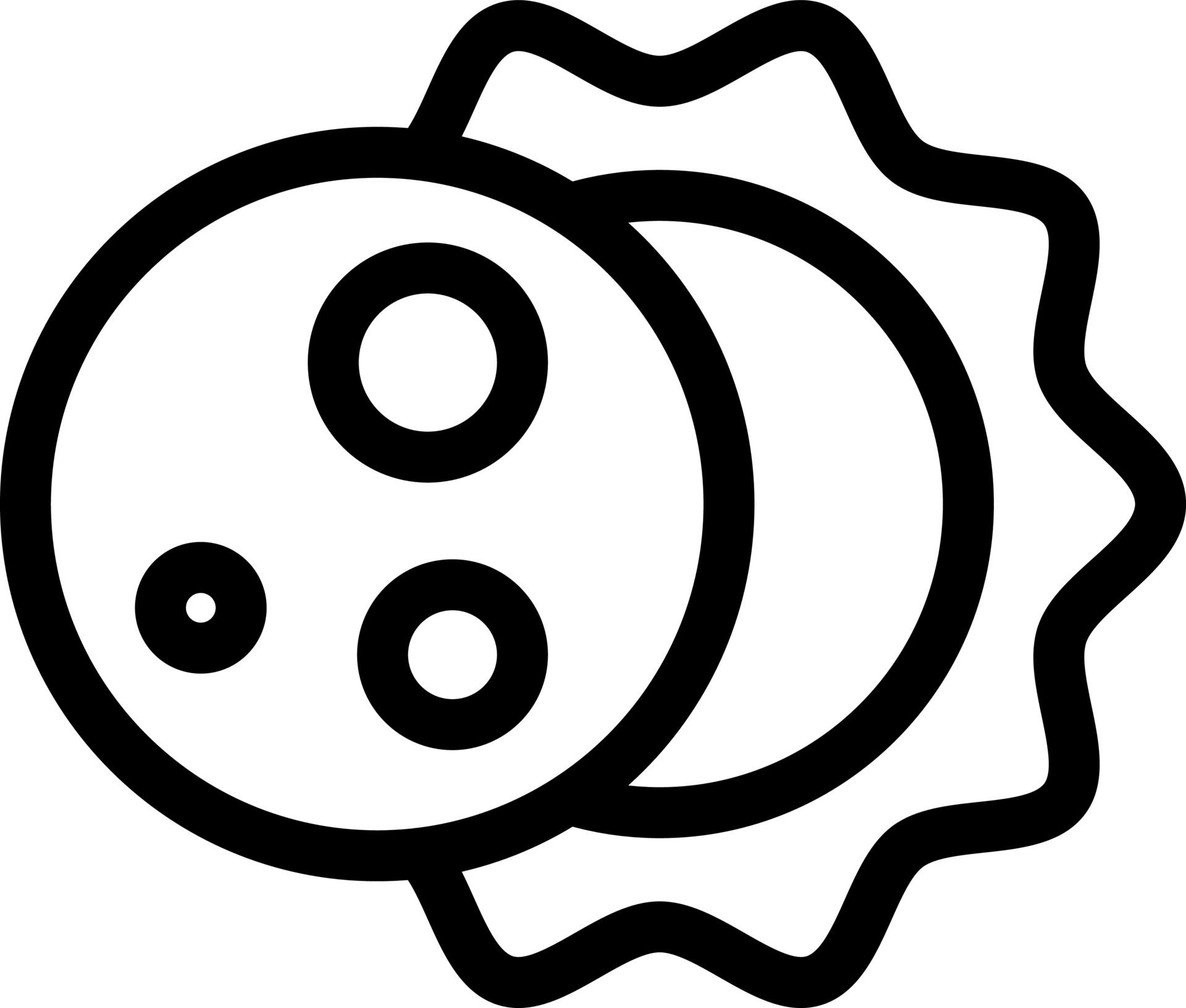 Isolated space eclipse icon in flat style. 24293144 Vector Art at Vecteezy