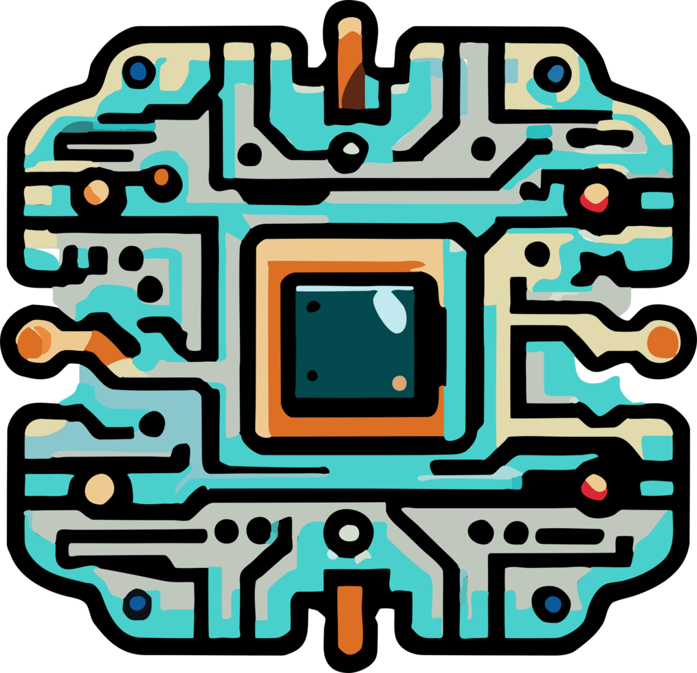 Chip Cpu Png Graphic Clipart Design 24295581 Png