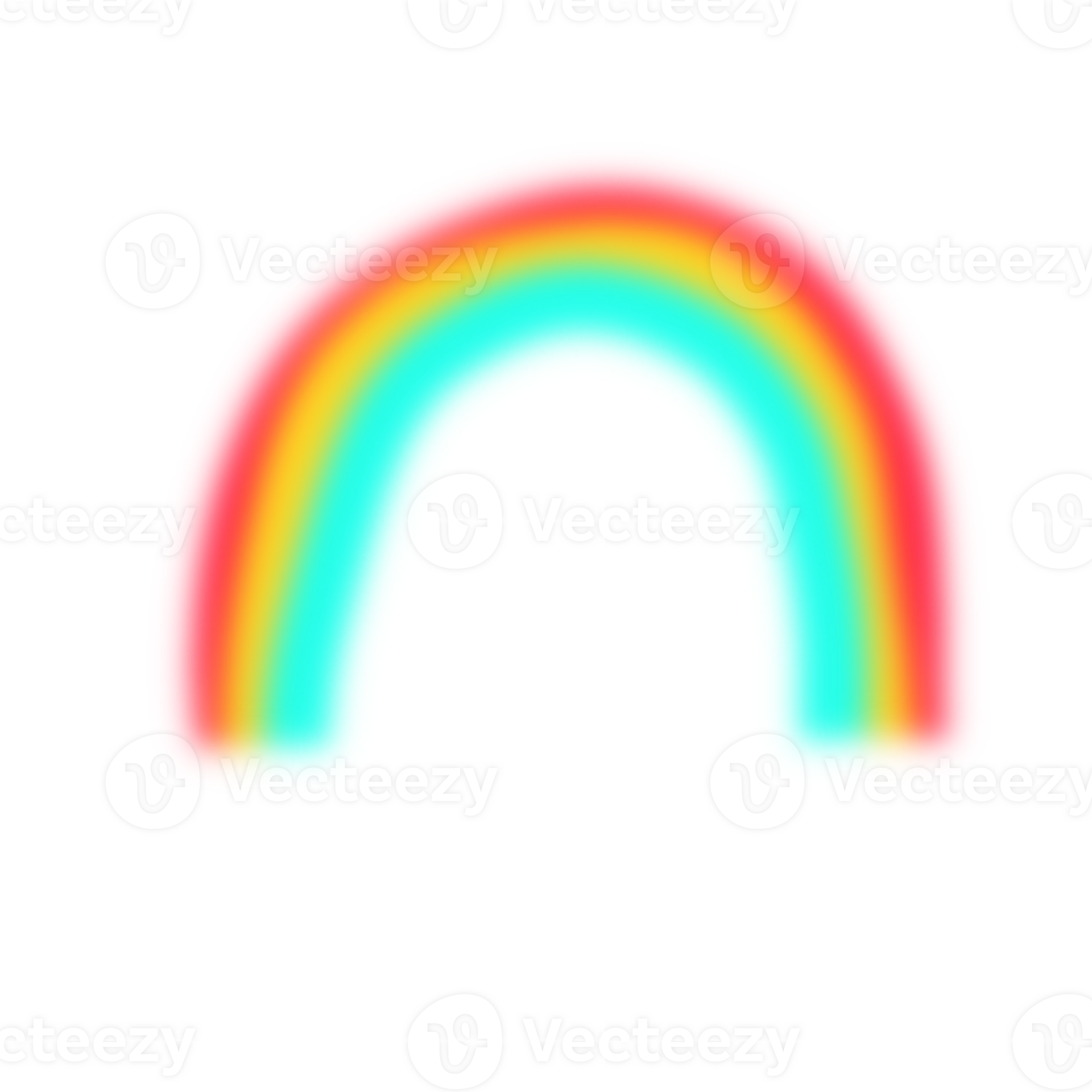 Rainbow blurred color design element 24300374 PNG