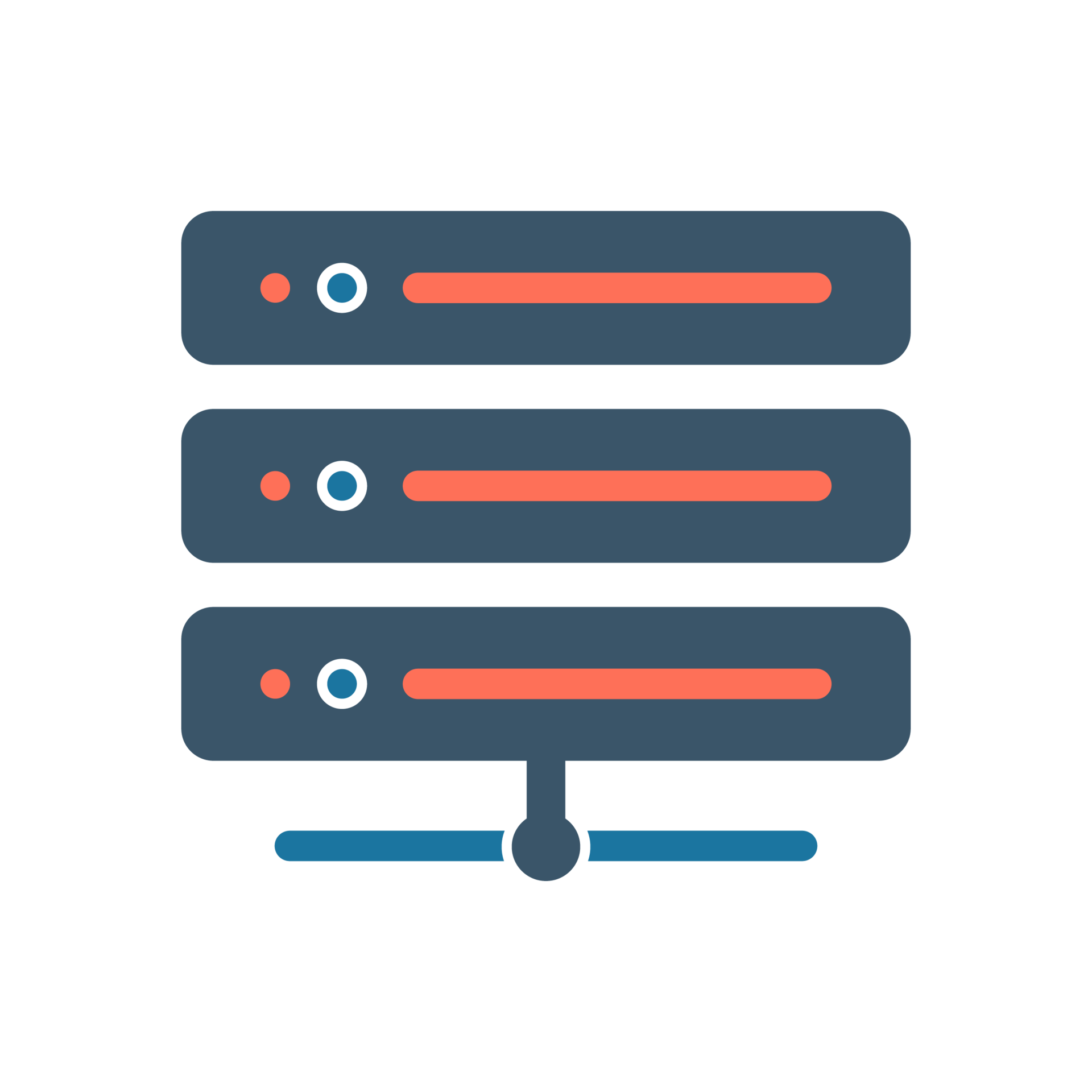 Server Data Analytics Icon Monitoring Big Data Analysis Containing Database 24305298 Png