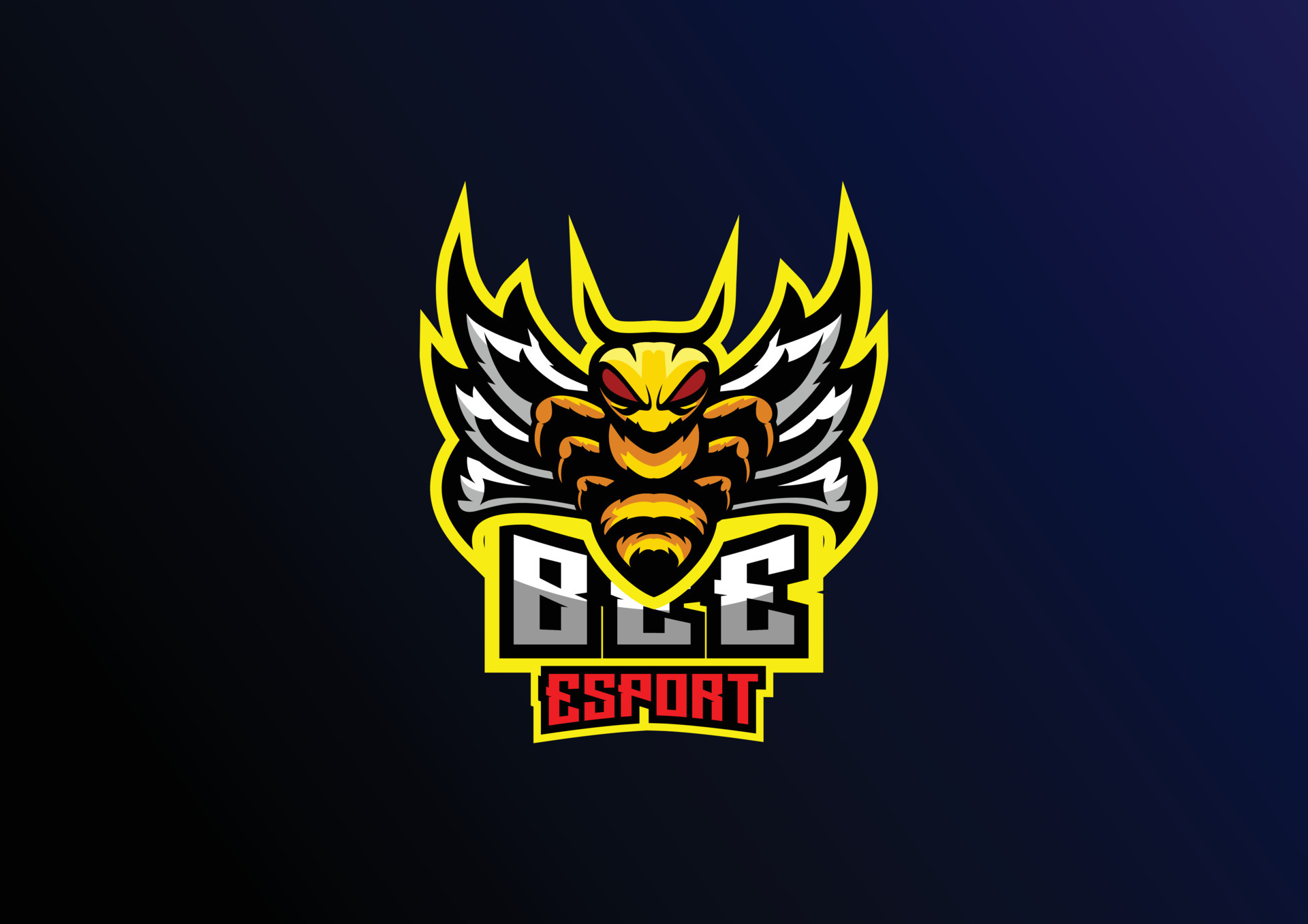 bee esport logo mascot 24306762 Vector Art at Vecteezy