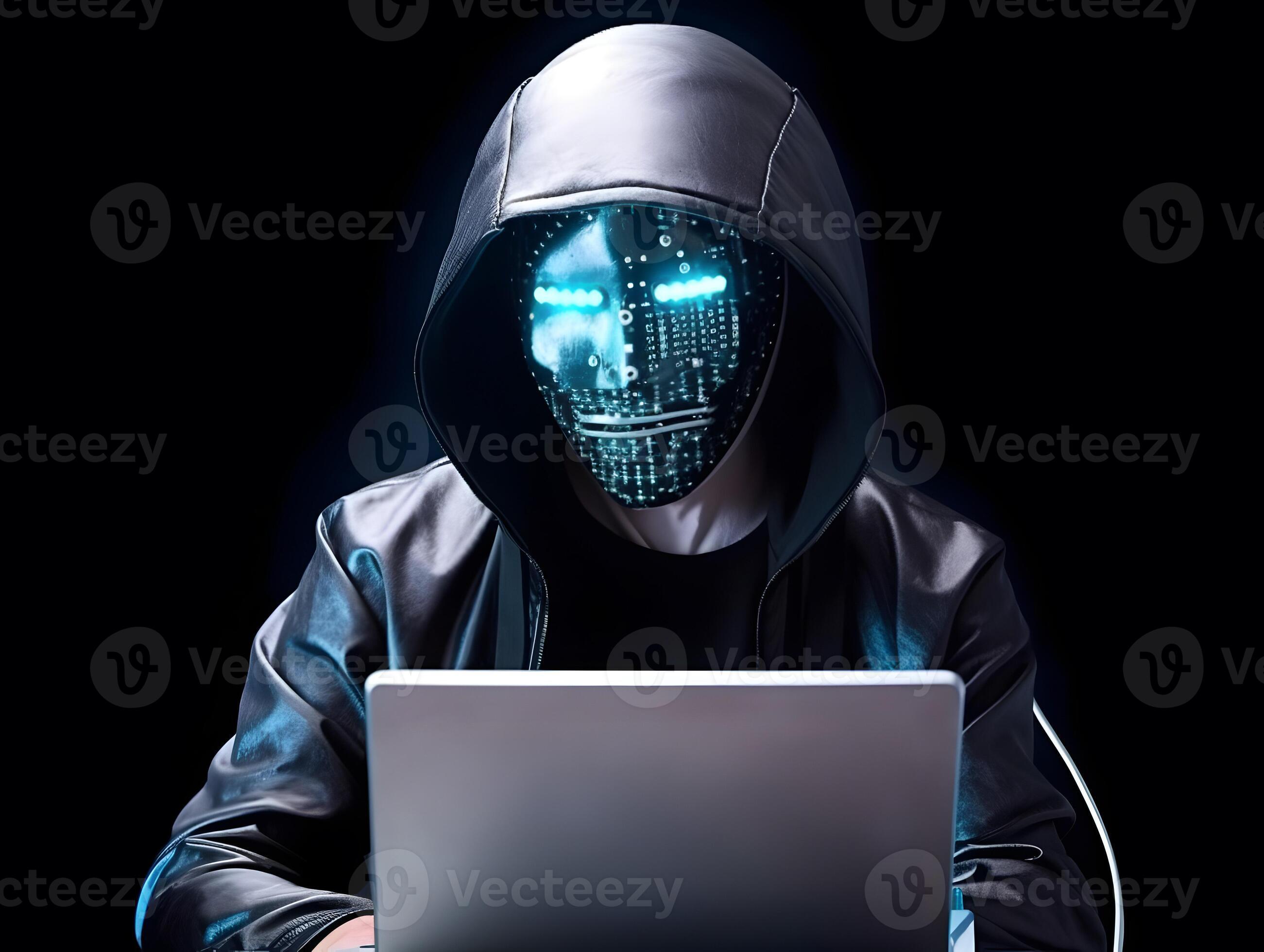 anónimo robot hacker concepto de hackear la seguridad cibernética ... anónimo robot hacker concepto de hackear la seguridad cibernética ...