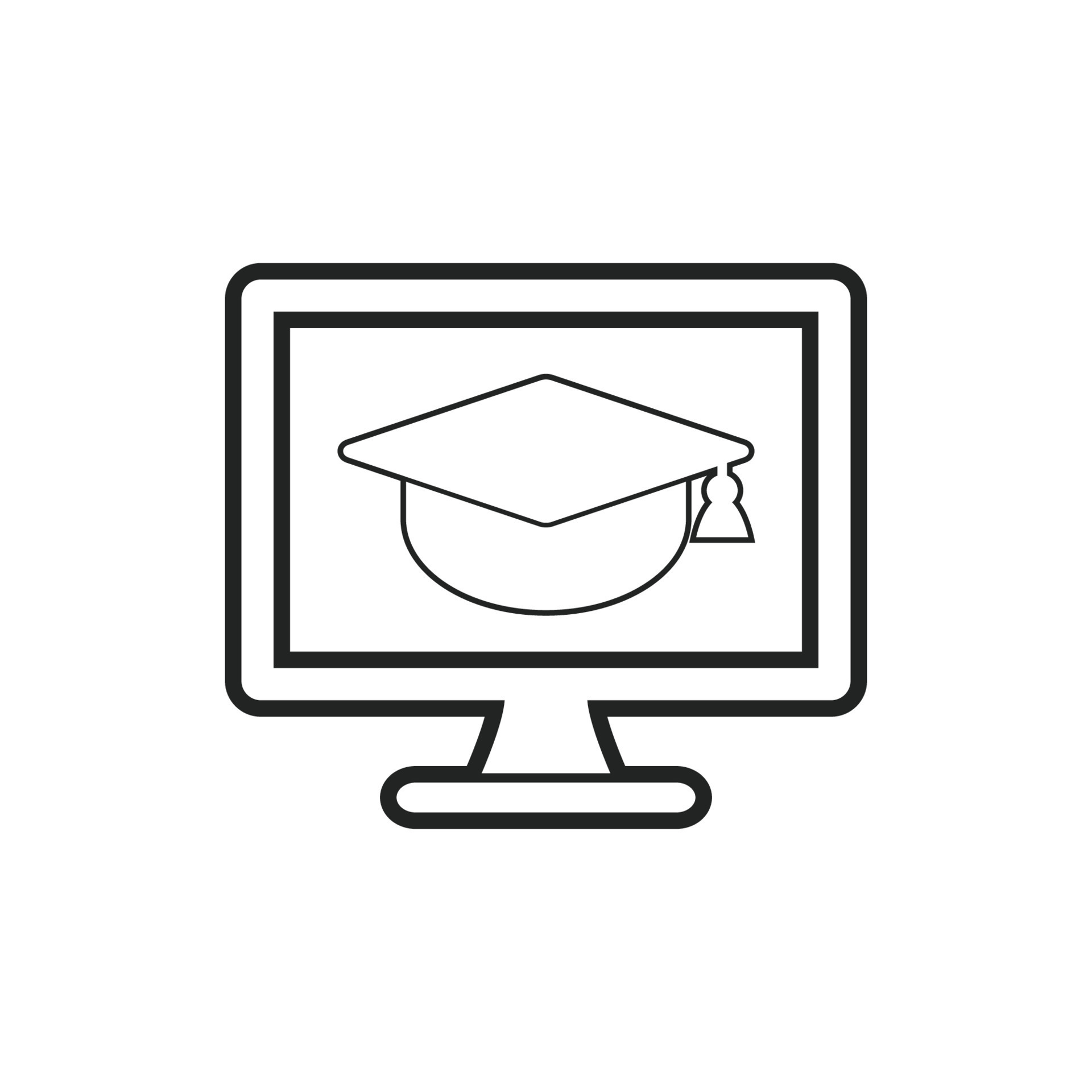 Online Learning Line Icon. Editable Vector EPS. 24311543 Vector Art at ...