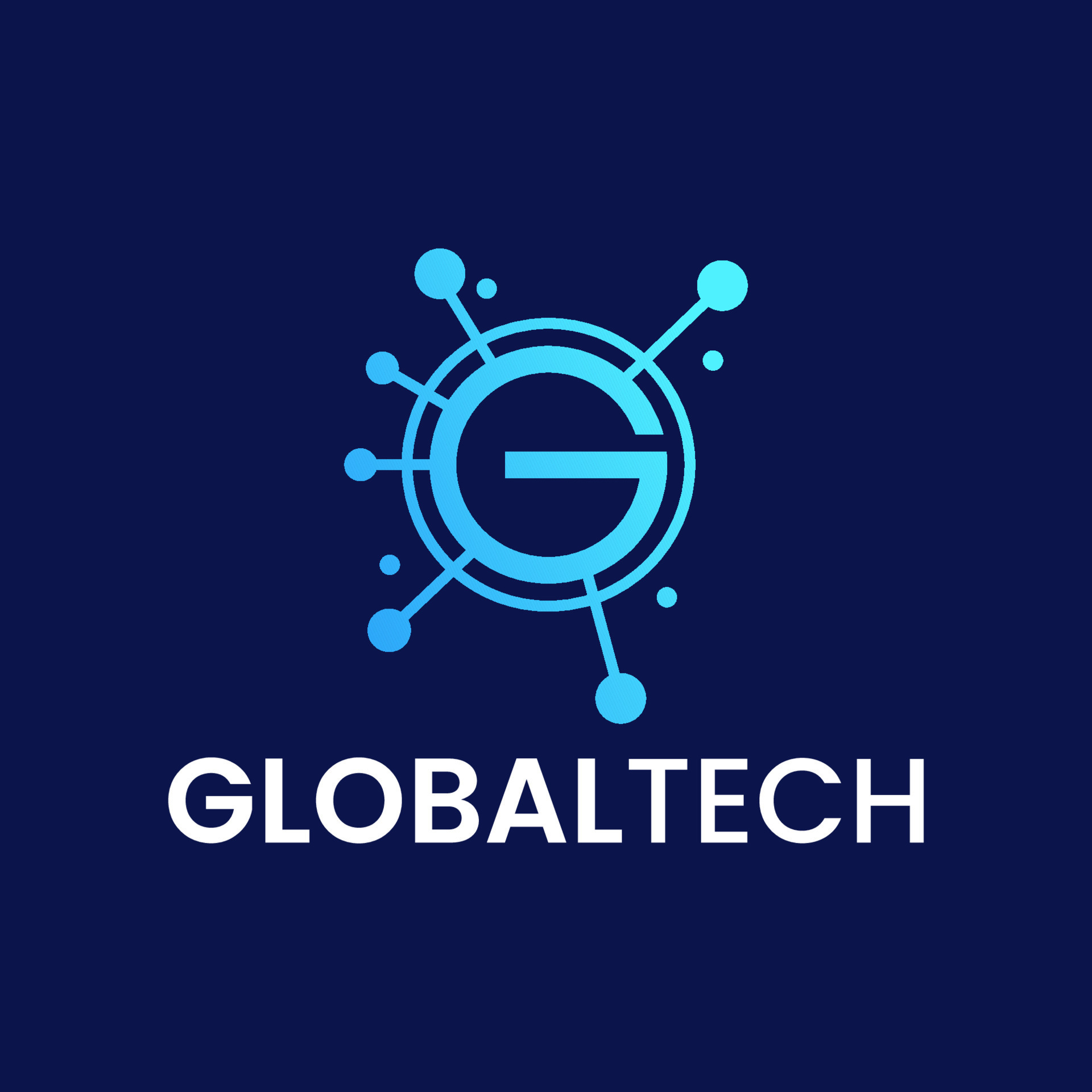 Letter G GlobalTech Simple Logo 24315737 Vector Art at Vecteezy