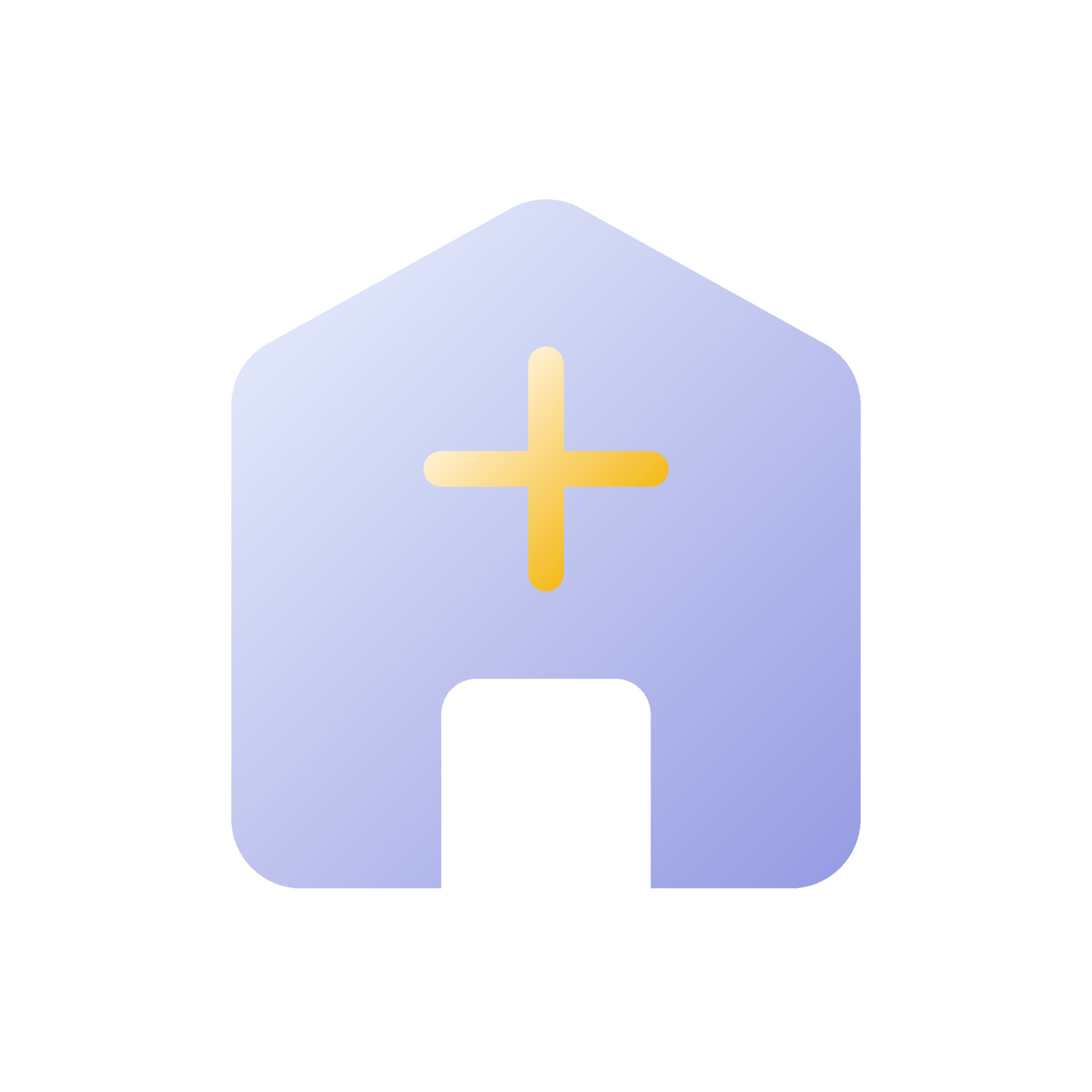 Add Address Flat Gradient Two Color Ui Icon Delivery Service Mail