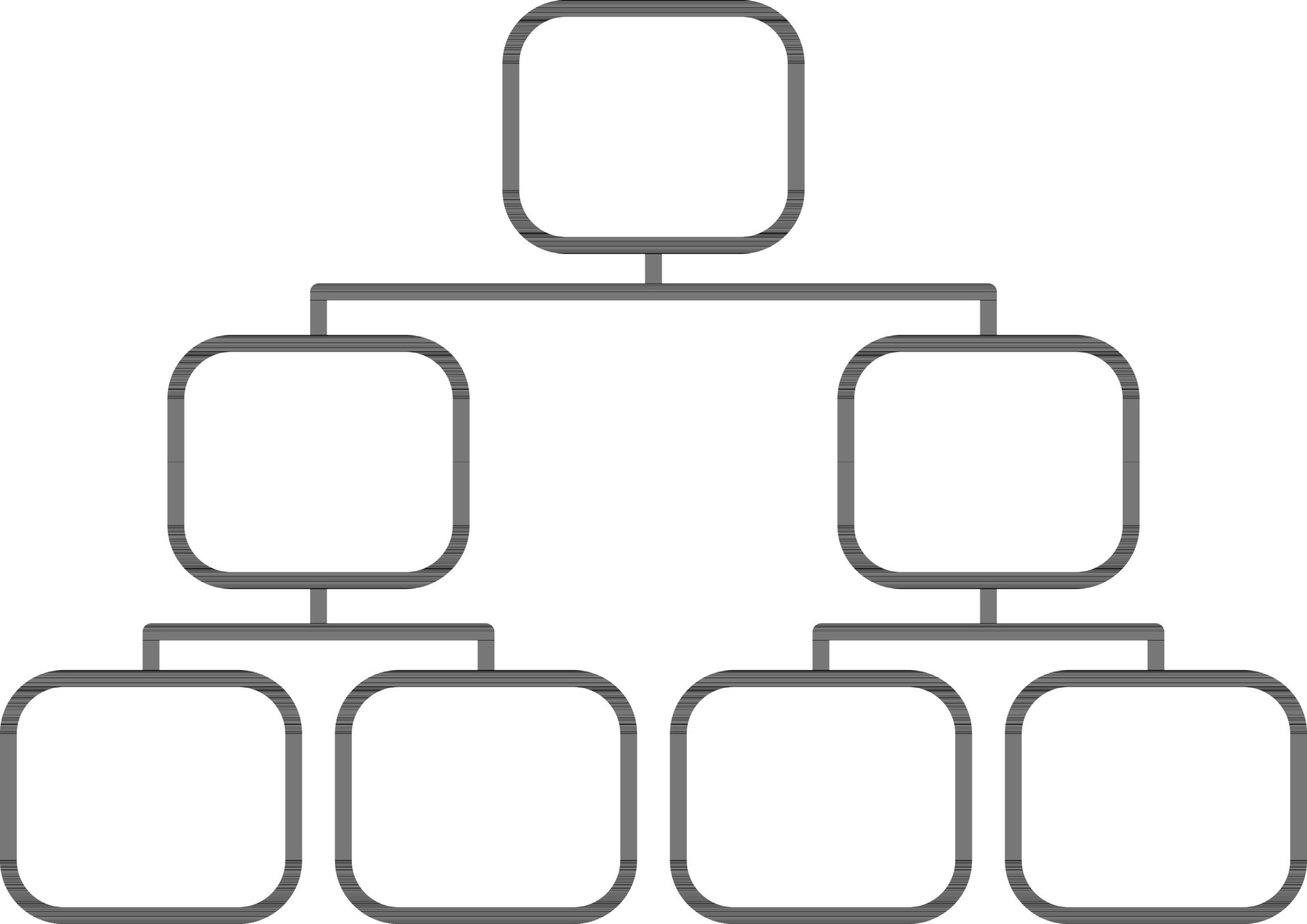 Hierarchy Structure Icon In Black Line Art. 24324750 Vector Art at Vecteezy