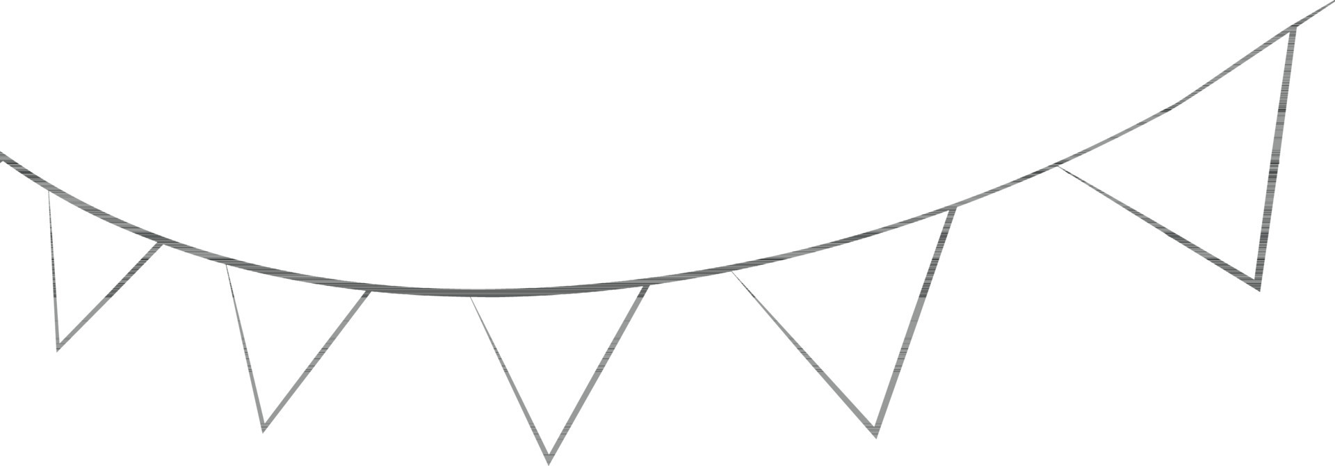 Hand drawn bunting flags in flat style. 24327769 Vector Art at Vecteezy