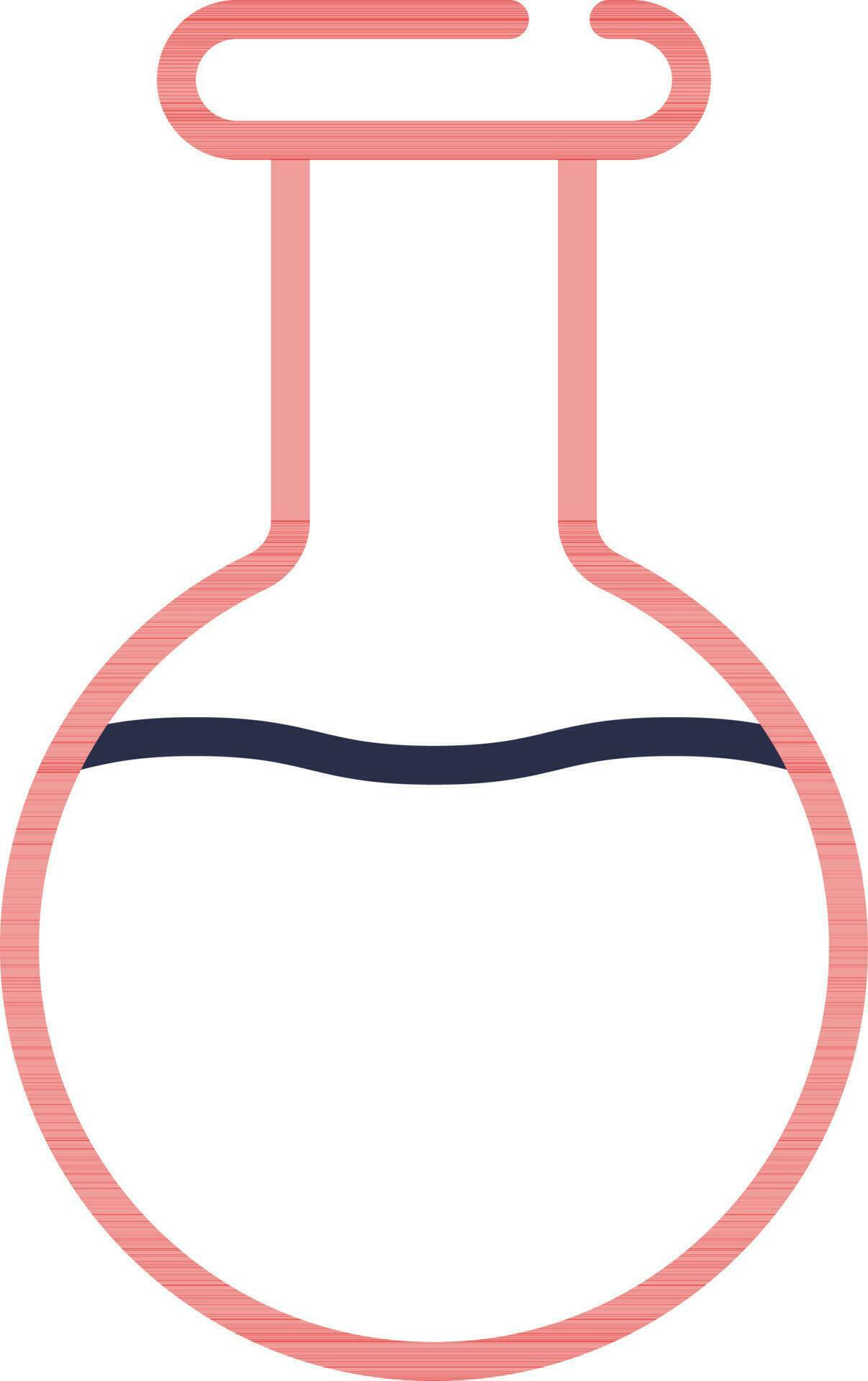 Round Bottom Flask Icon In Red Outline. 24333007 Vector Art at Vecteezy