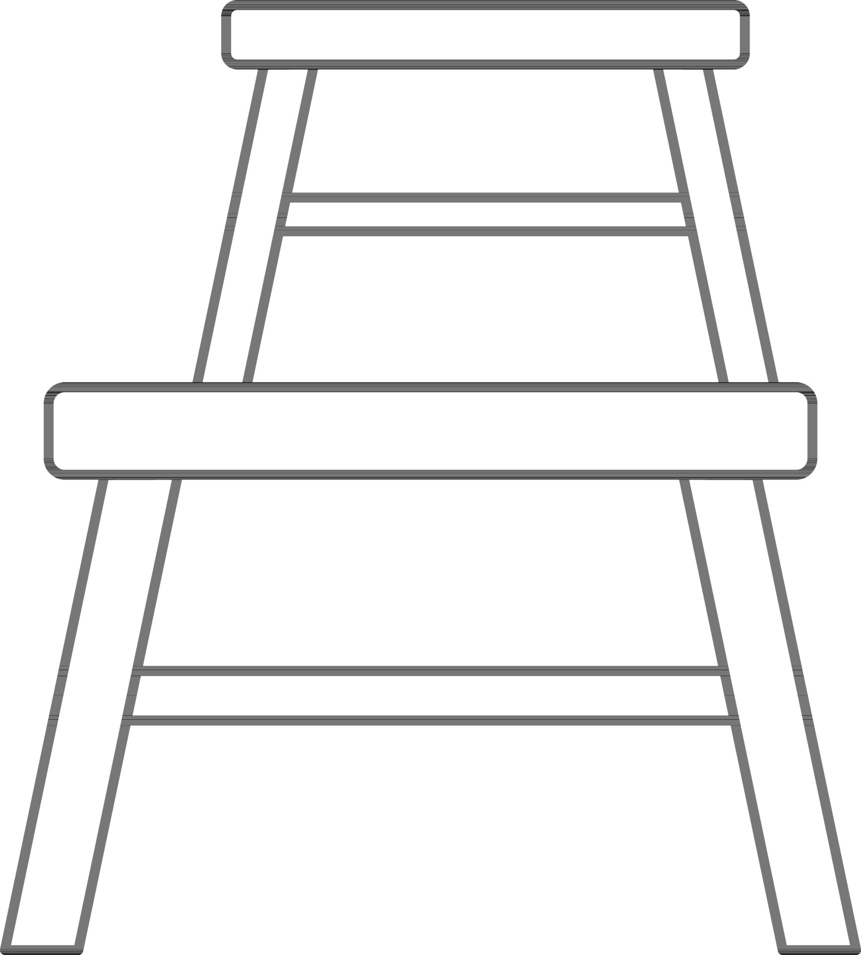 Molger Step Stool Icon In Black Line Art 24333306 Vector Art At Vecteezy