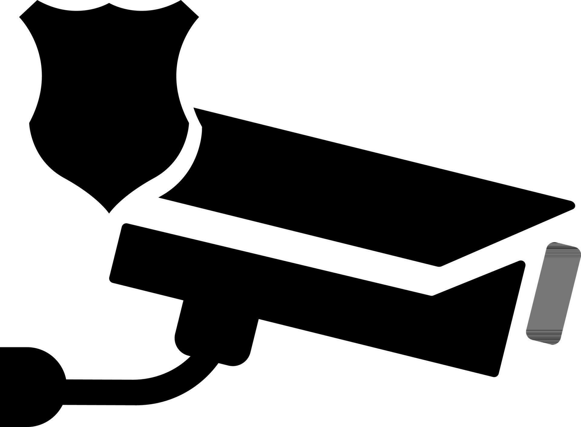 Security camera with shield. 24336497 Vector Art at Vecteezy