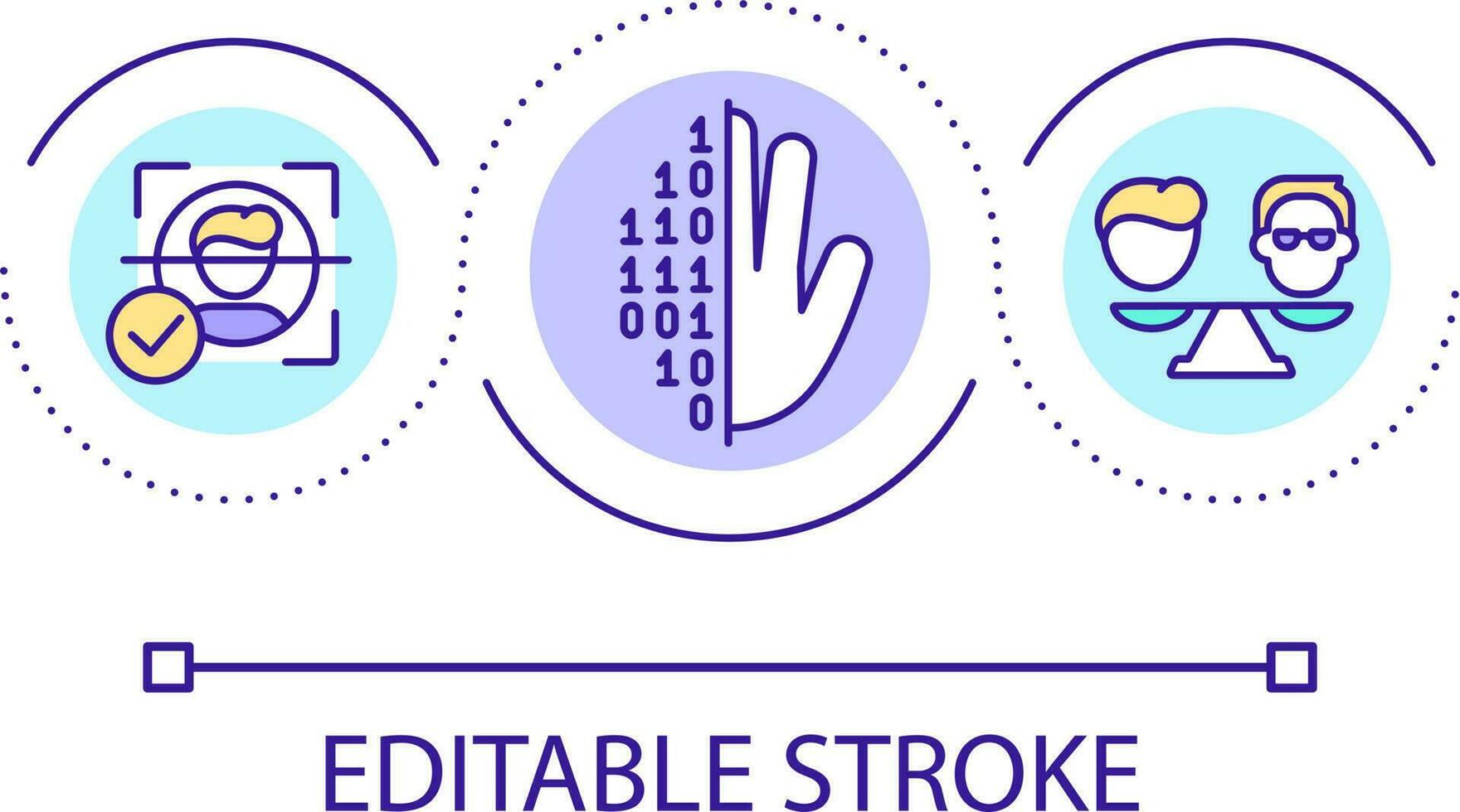 Access Management System Loop Concept Icon Verifying Identity Of User