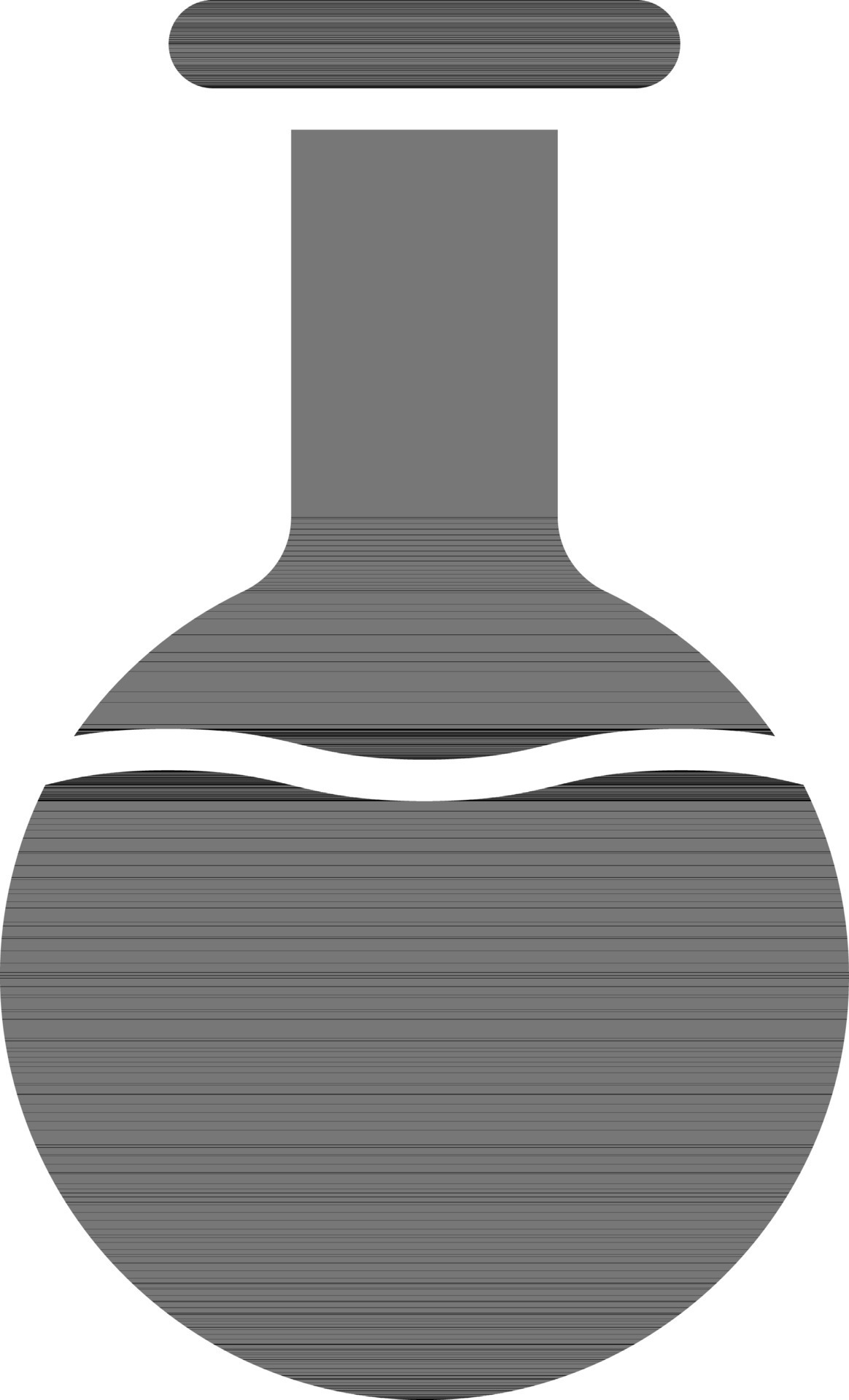 Round Bottom Flask Icon In Glyph Style. 24340163 Vector Art at Vecteezy