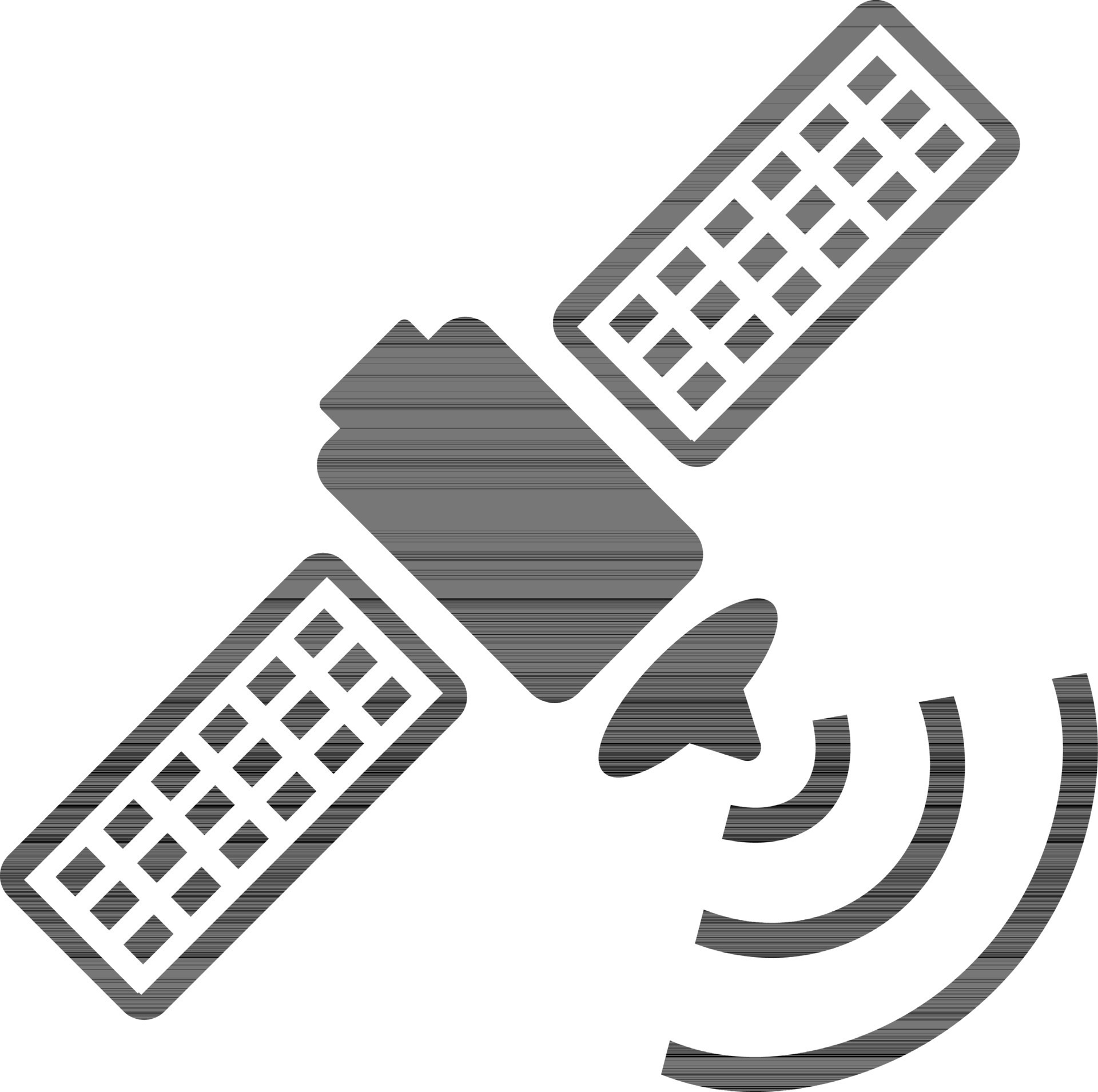 Satellite antenna icon in flat style. 24340474 Vector Art at Vecteezy