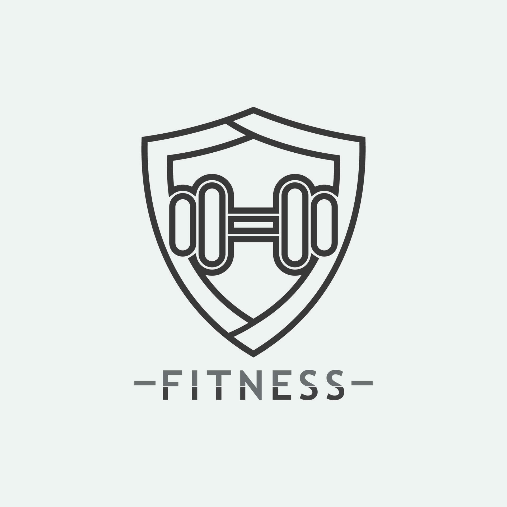 Fitness Logo Design Vector Illustrationicon 24340932 Vector Art At Vecteezy