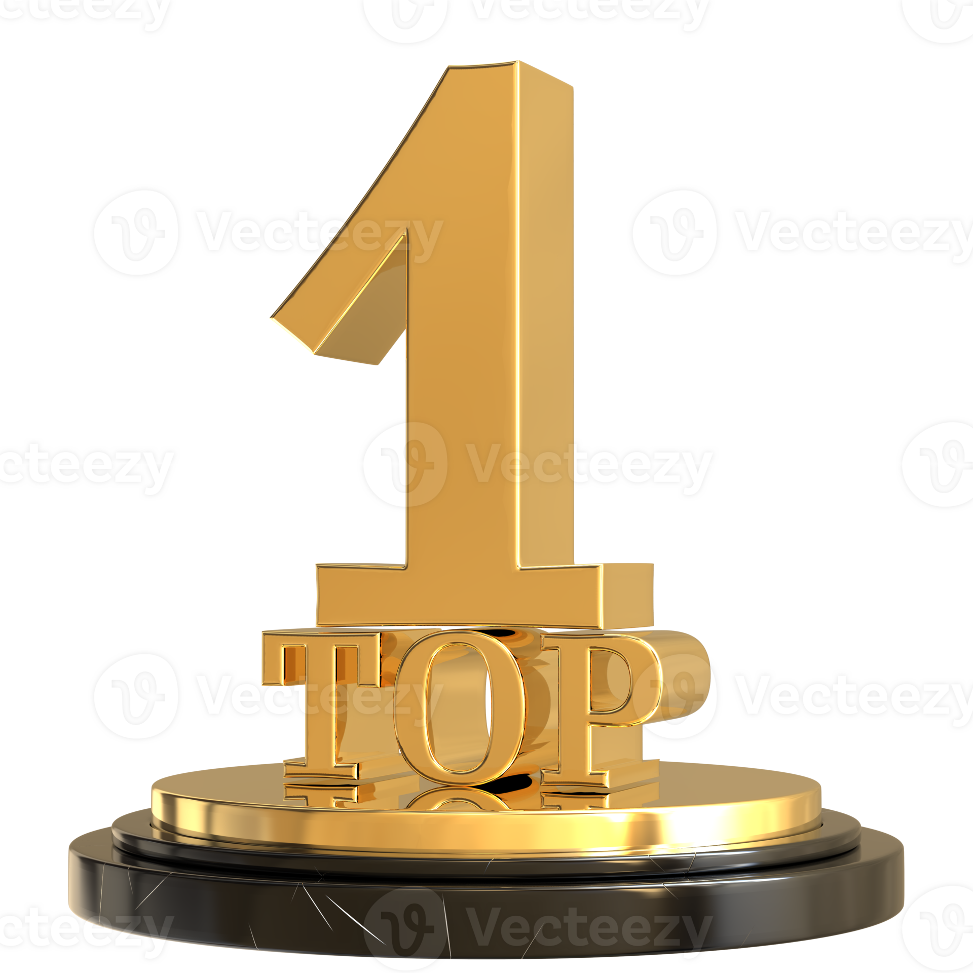 TOP 1 3D GOLD 24341896 PNG