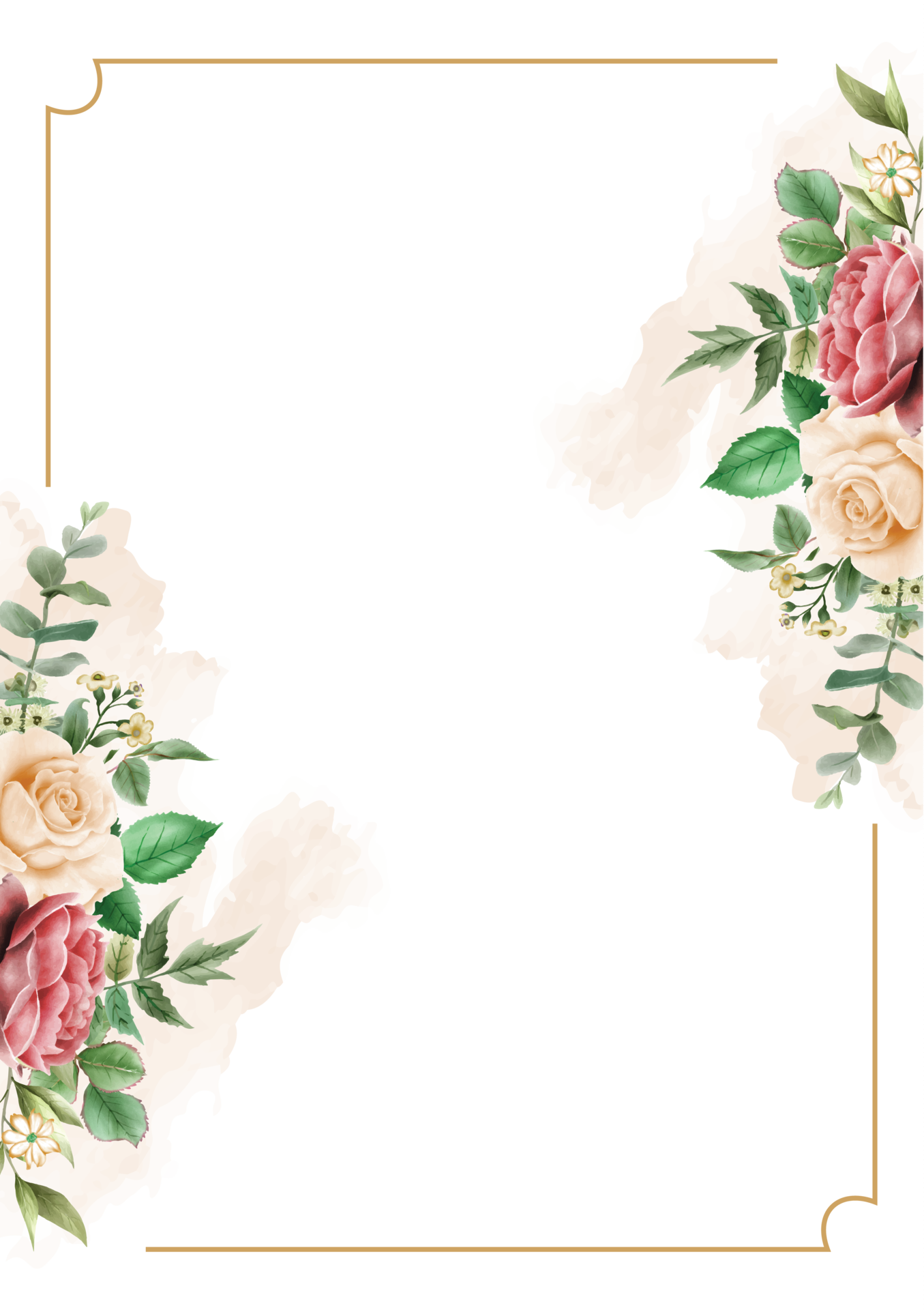 beautiful rose flowers wedding invitation card 24346265 PNG