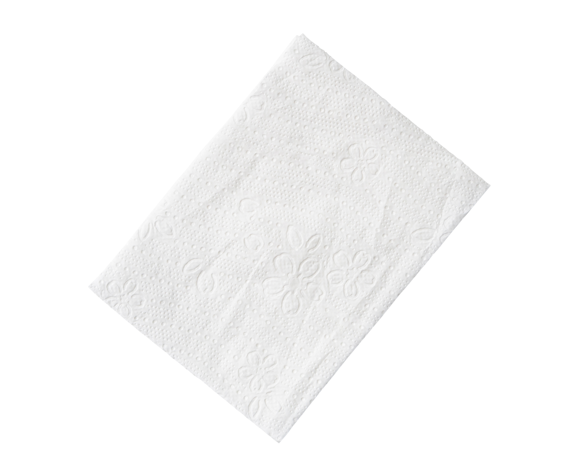 parte superior ver de doblada blanco pañuelo de papel papel o ... parte superior ver de doblada blanco pañuelo de papel papel o ...
