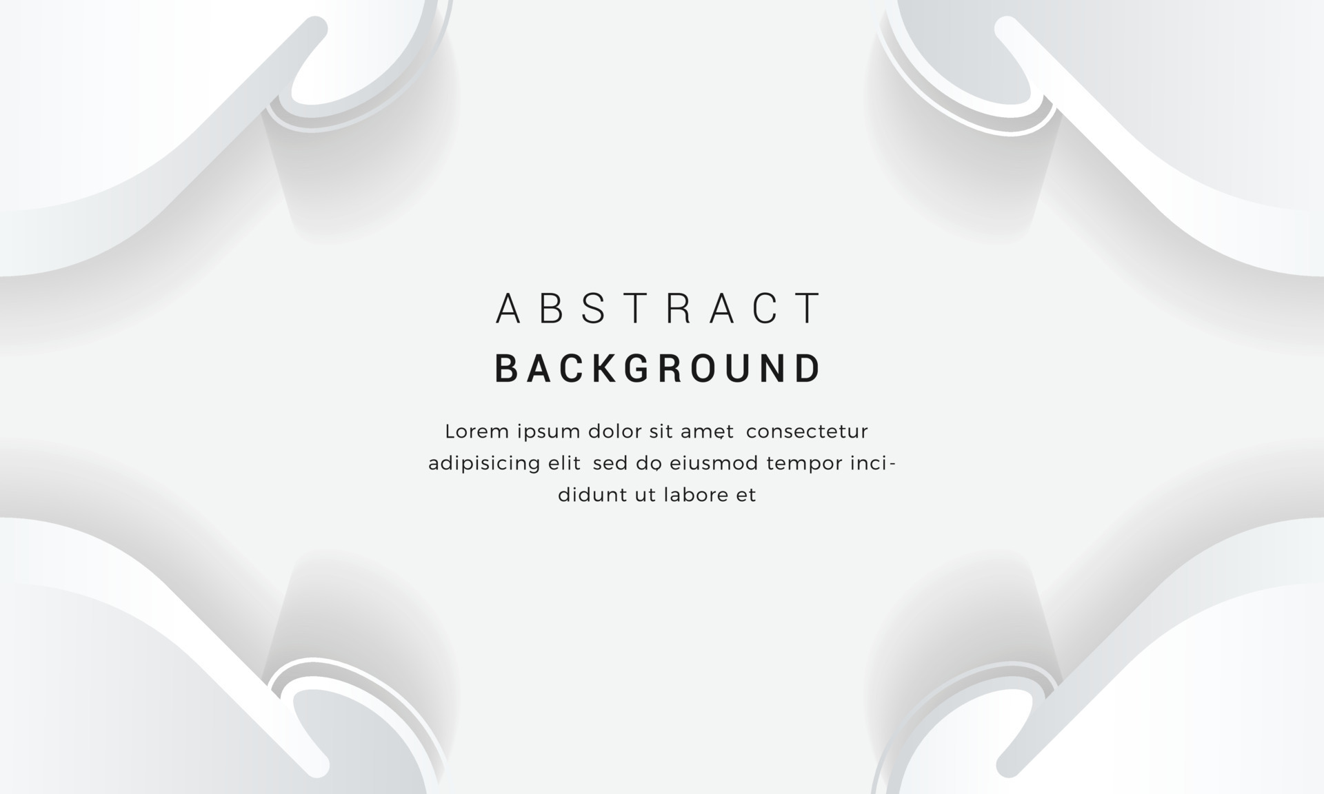 Simple White Background Design