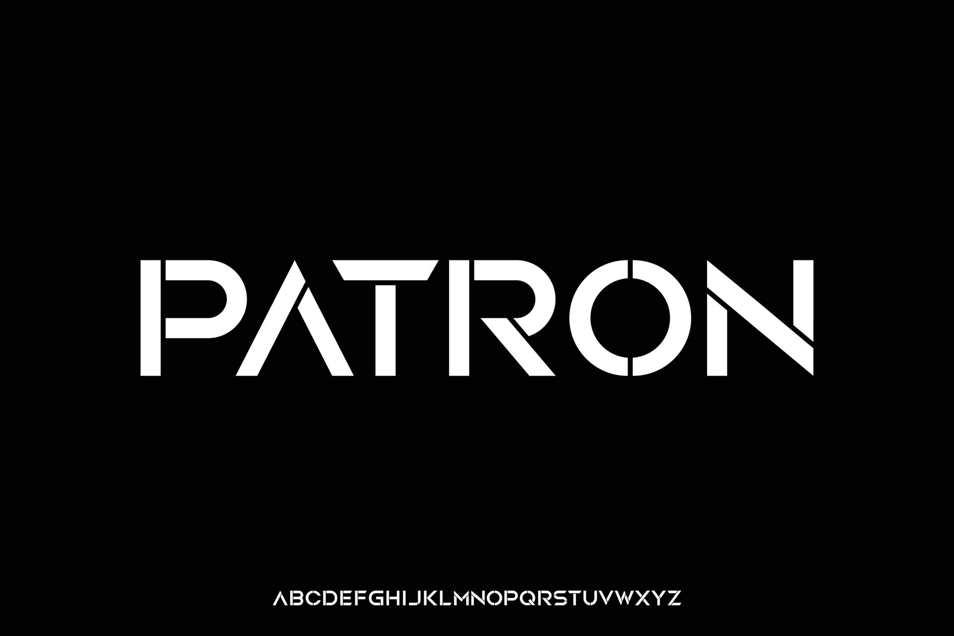 Modern futuristic sans serif display font vector. Contemporary alphabet ... Modern futuristic sans serif display font vector. Contemporary alphabet ...