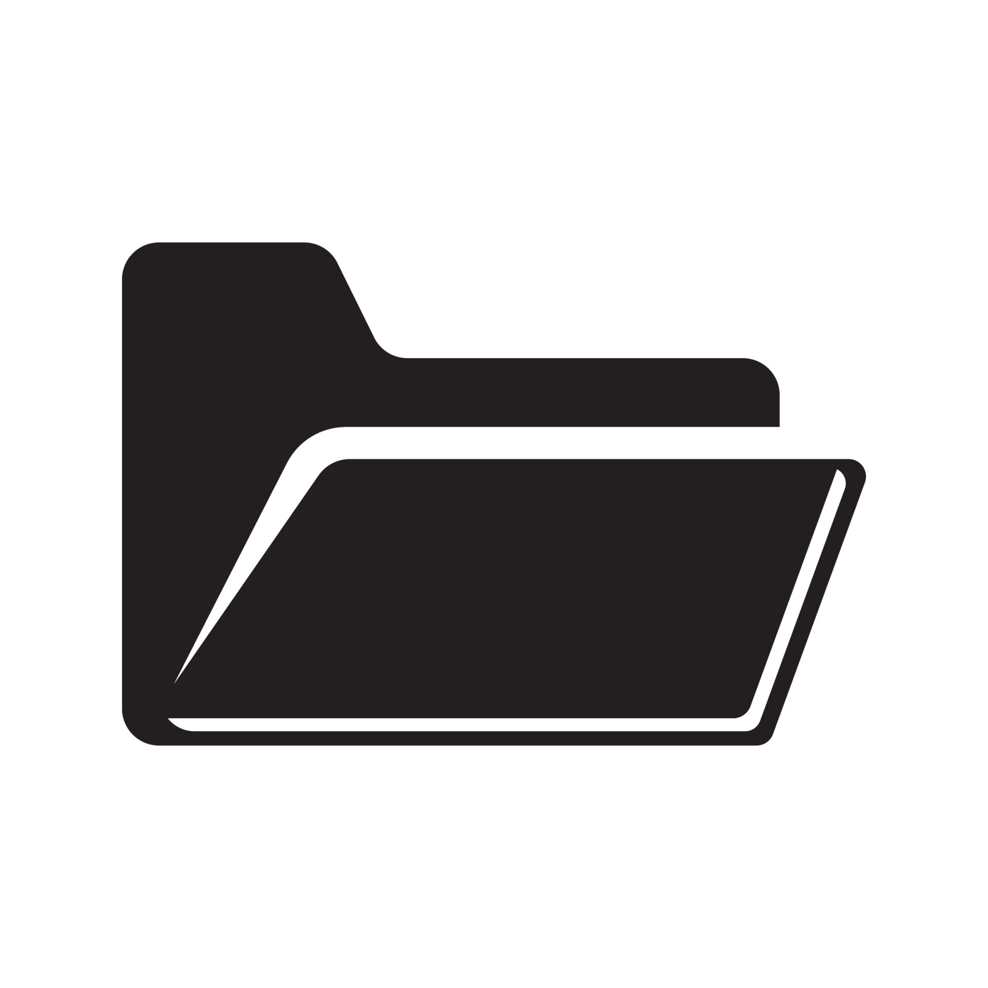 File Storage Icon Symbol Logo Vector Illustration Design Template