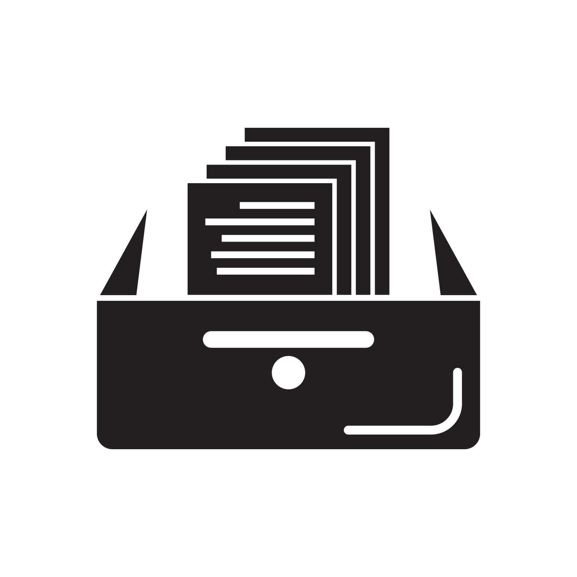 File storage icon symbol,logo vector illustration design template ...