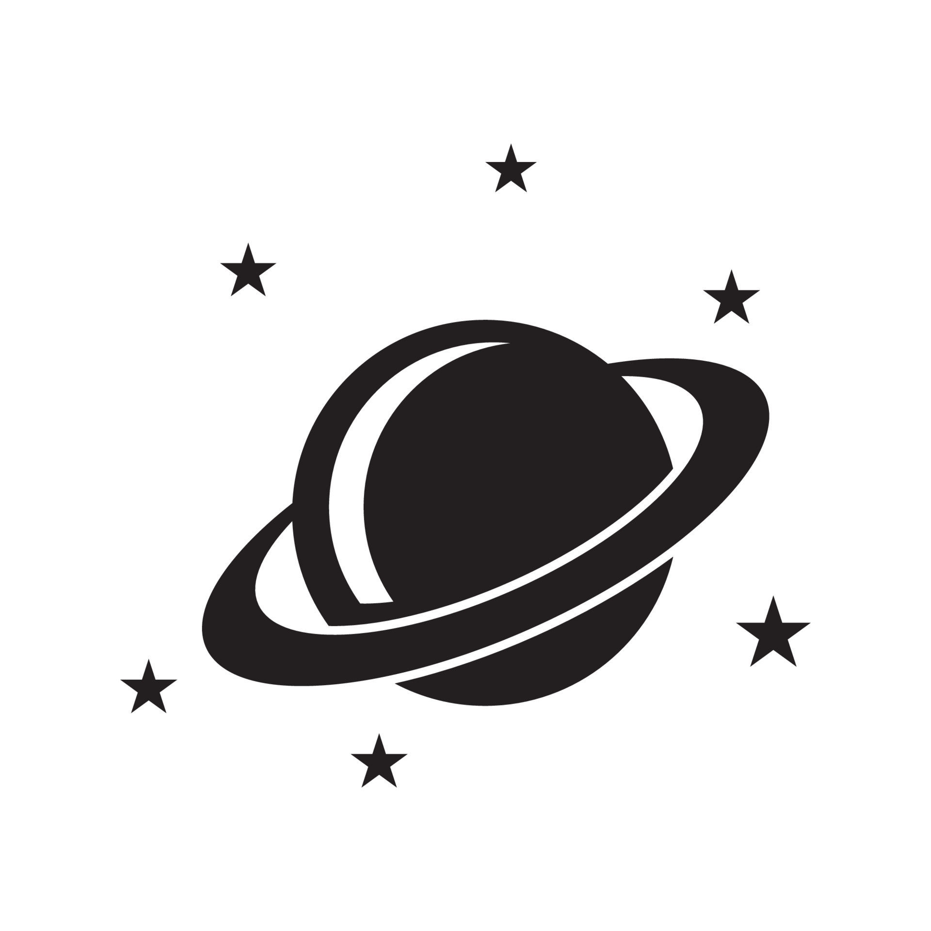 Planet symbol icon, logo vector illustration design template 24349381 ...