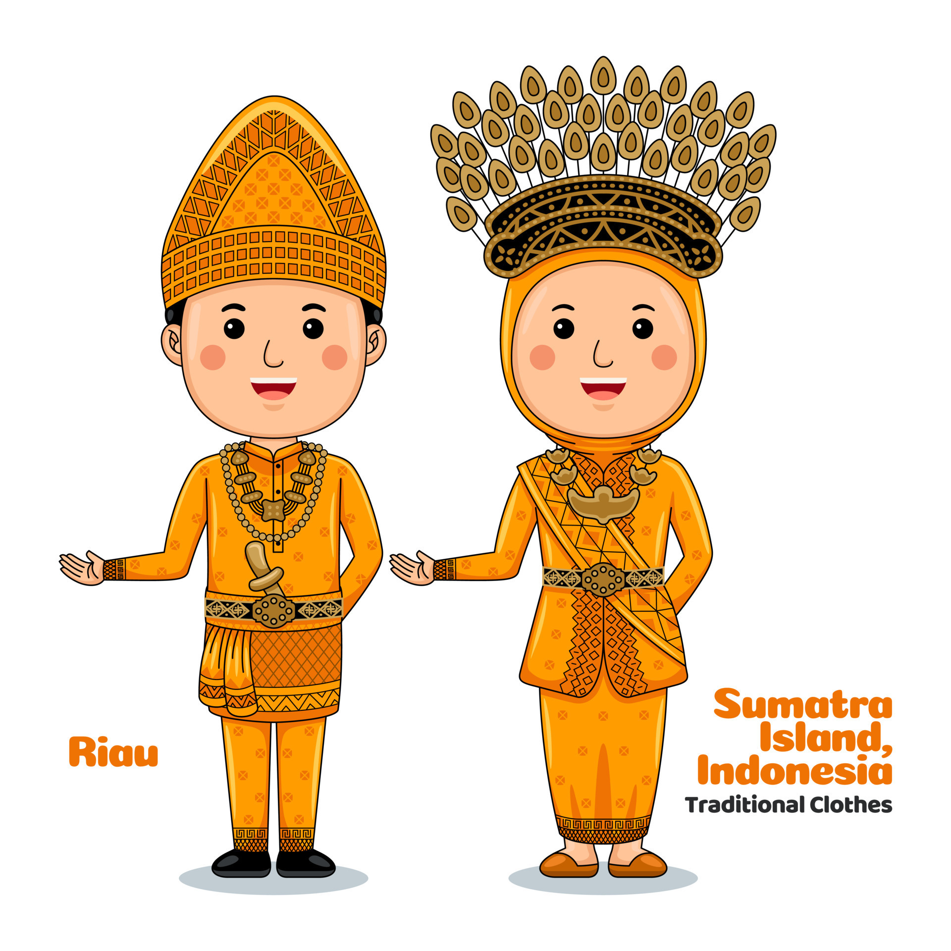 Couple wear Traditional Clothes greetings welcome to Riau 24350245 ... Couple wear Traditional Clothes greetings welcome to Riau 24350245 ...