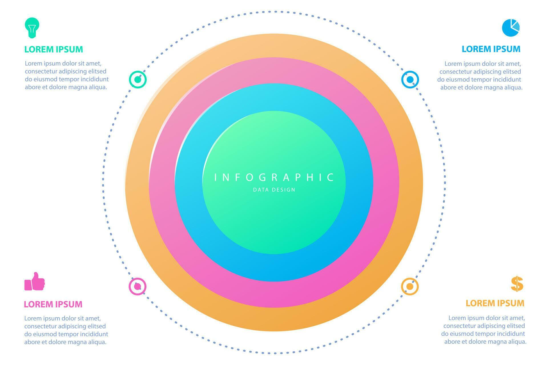 Infographic Elements Data Visualization Vector Design Template Parts Or Processes Workflow