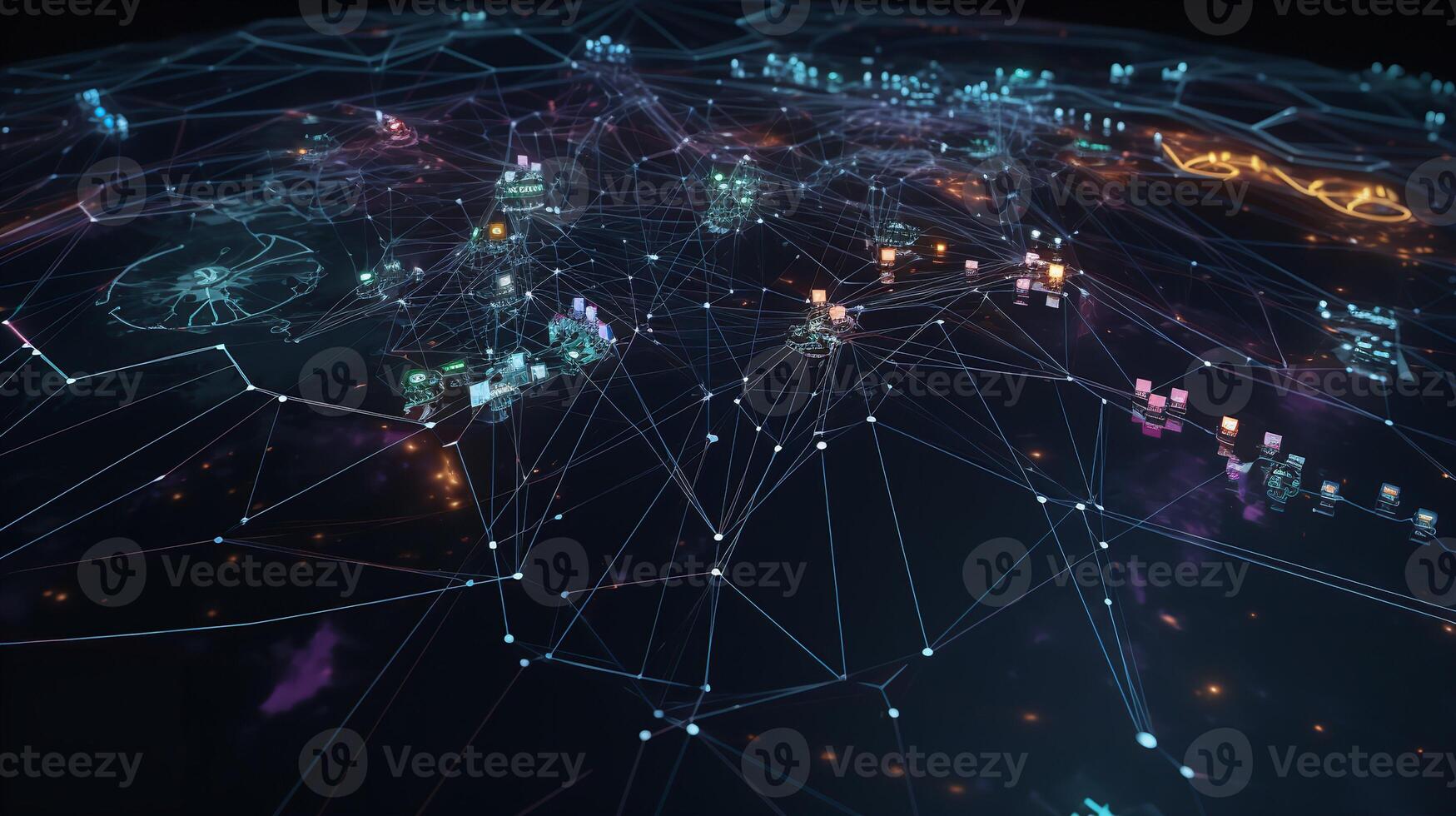 Real-time Network Traffic Analysis by AI, 24351246 Stock Photo at Vecteezy