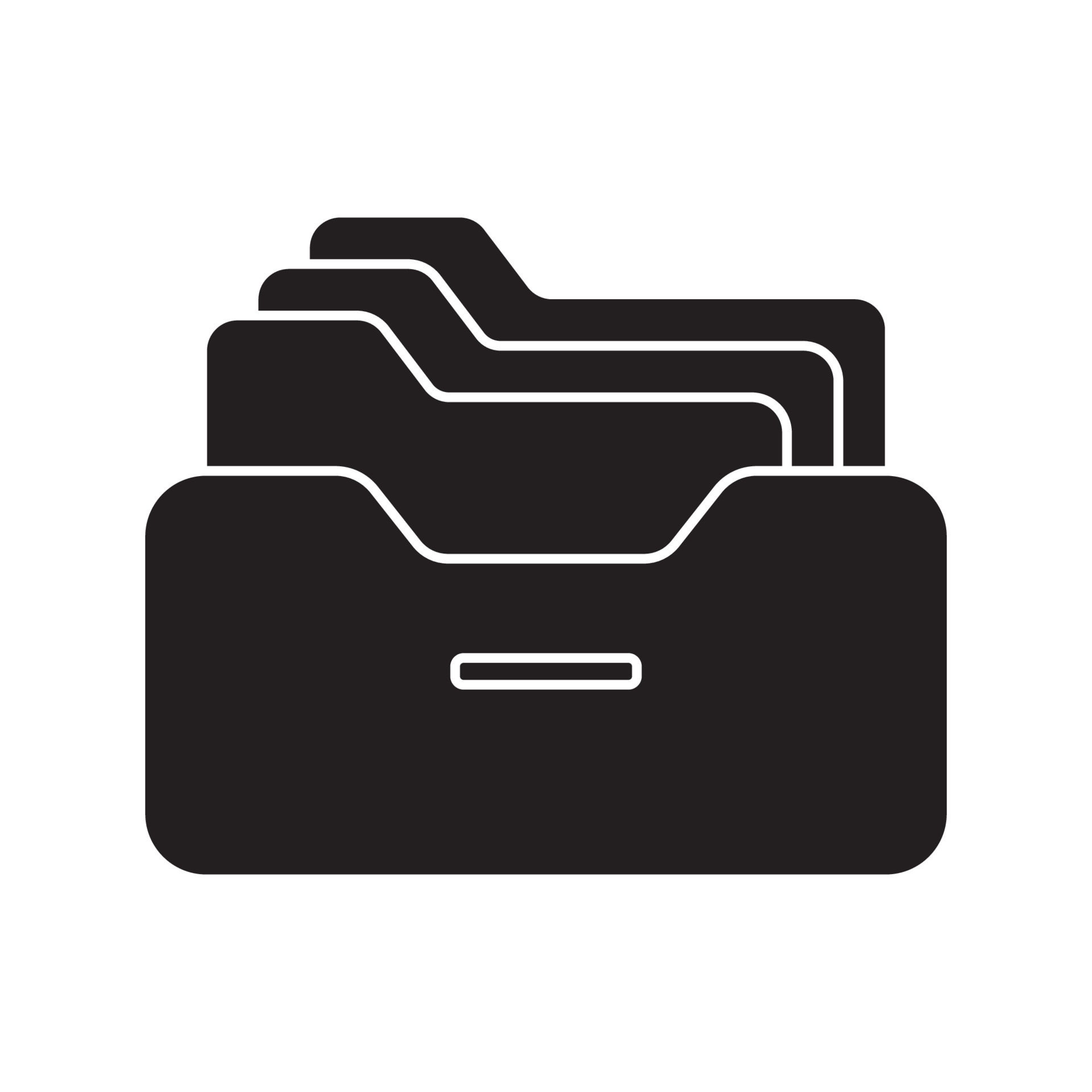 File storage icon symbol,logo vector illustration design template ...