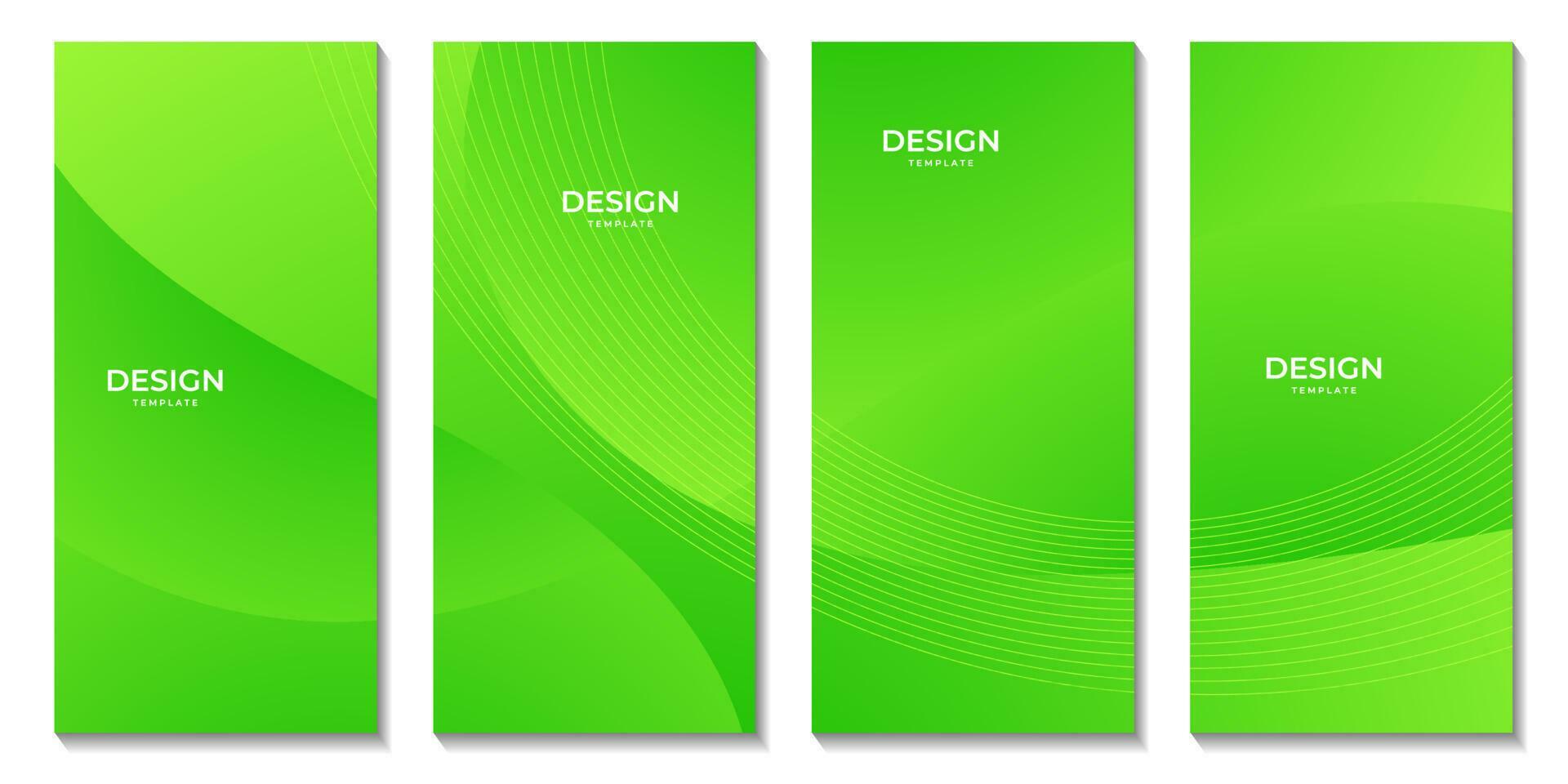 abstract brochures green wave gradient background 24356304 Vector Art at Vecteezy
